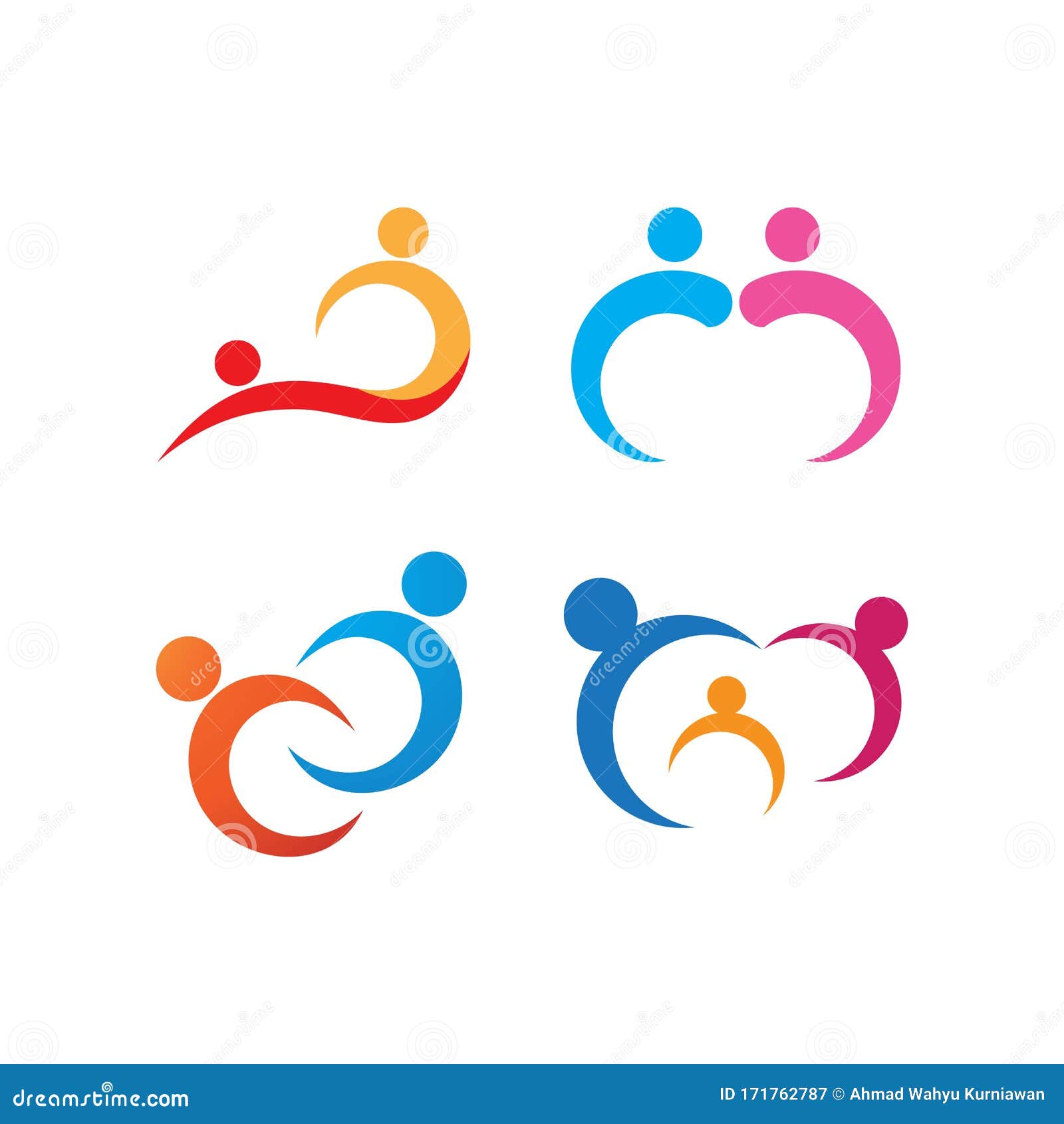Community care Logo stock vector. Illustration of social - 171762787
