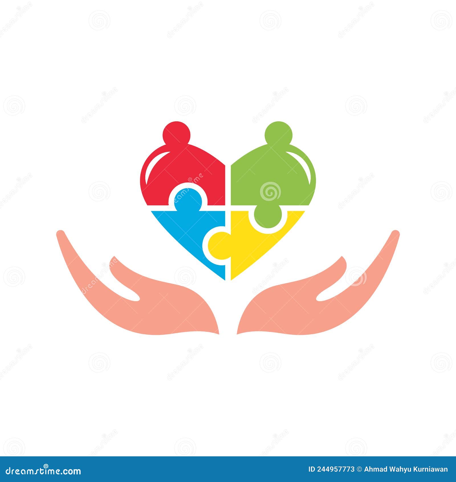 Community care logo stock vector. Illustration of icon - 244957773