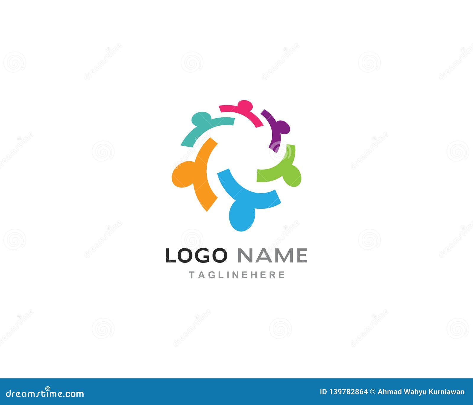 Community Care Logo Template Stock Vector - Illustration of vector ...