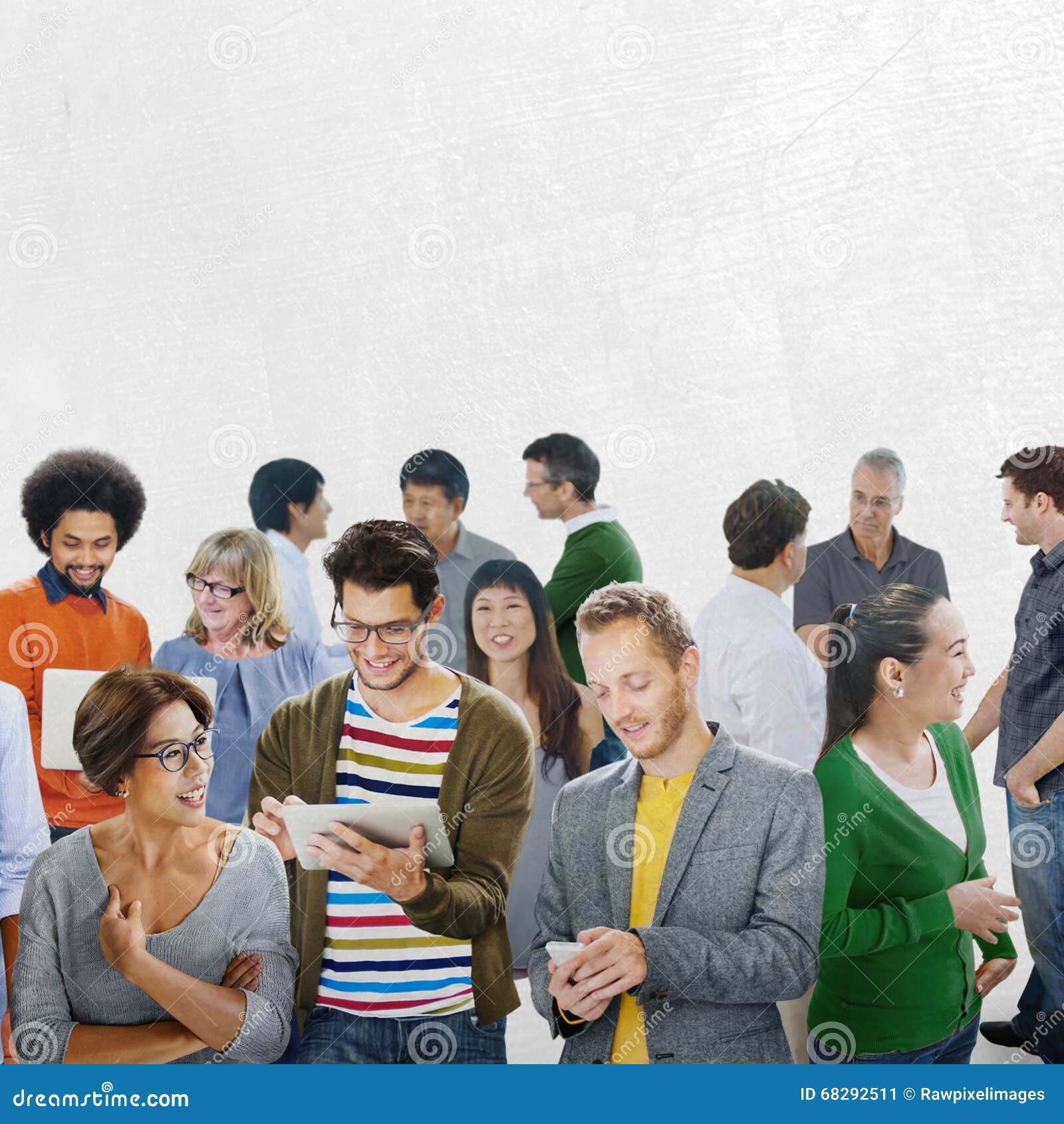 Community Casual People Communication Team Friendship Concept Stock ...