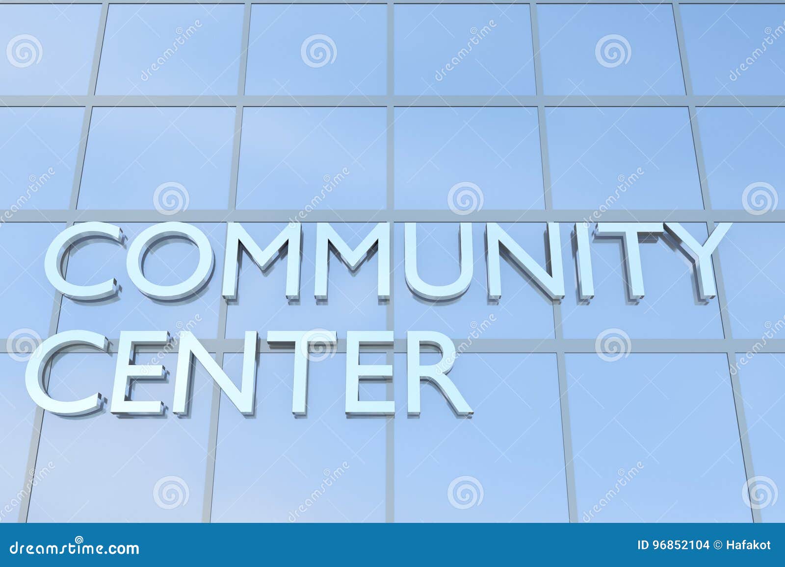 Community Center concept stock illustration. Illustration of leader ...