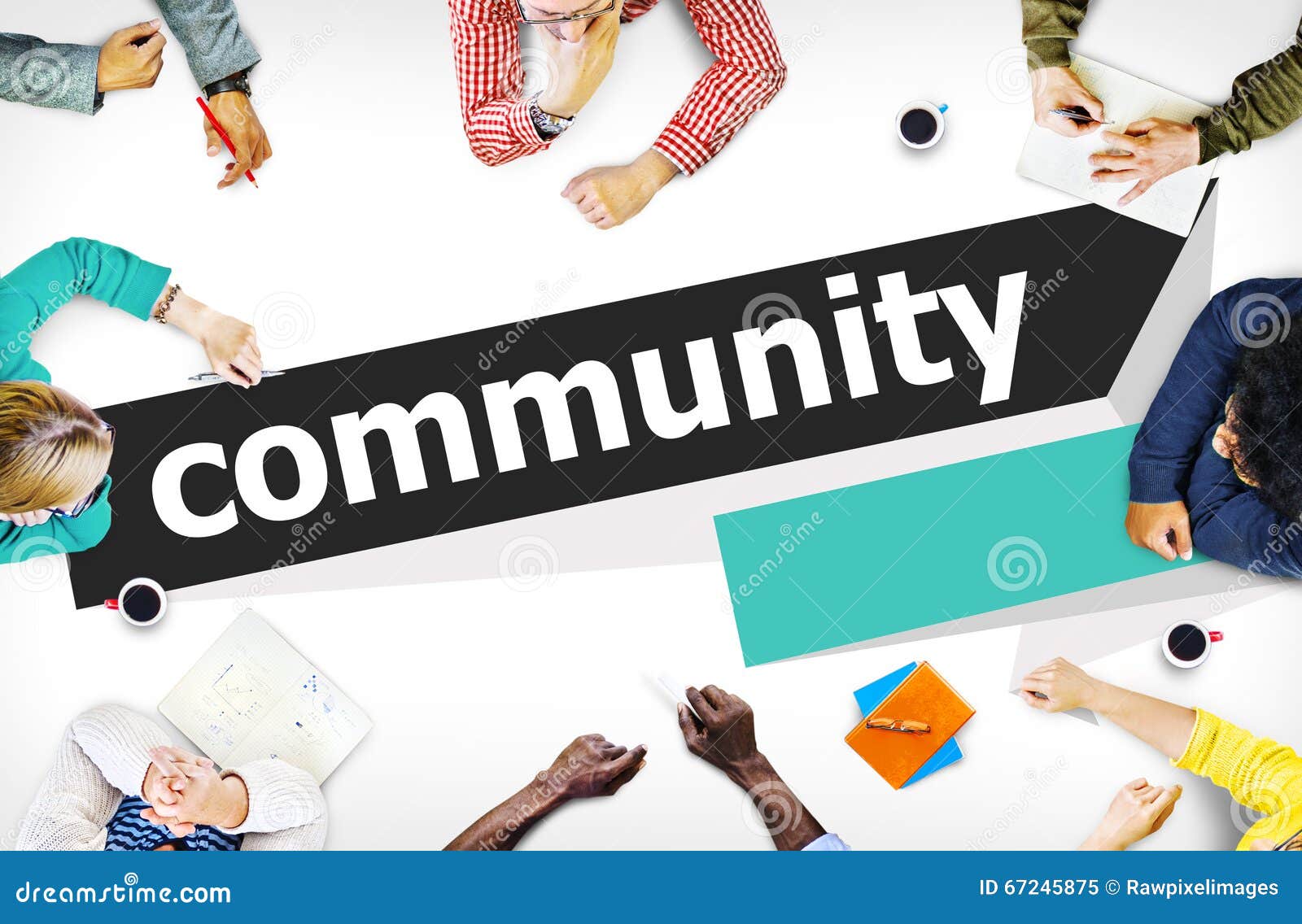 Community Citizen Connection Group Network Concept Stock Image - Image ...