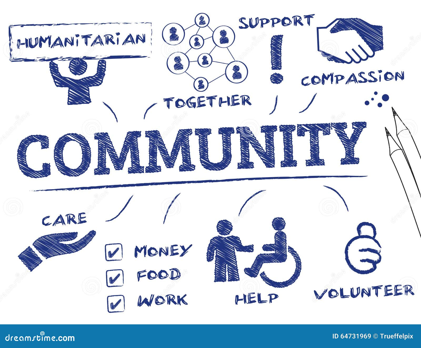 Community concept stock vector. Illustration of concept - 64731969