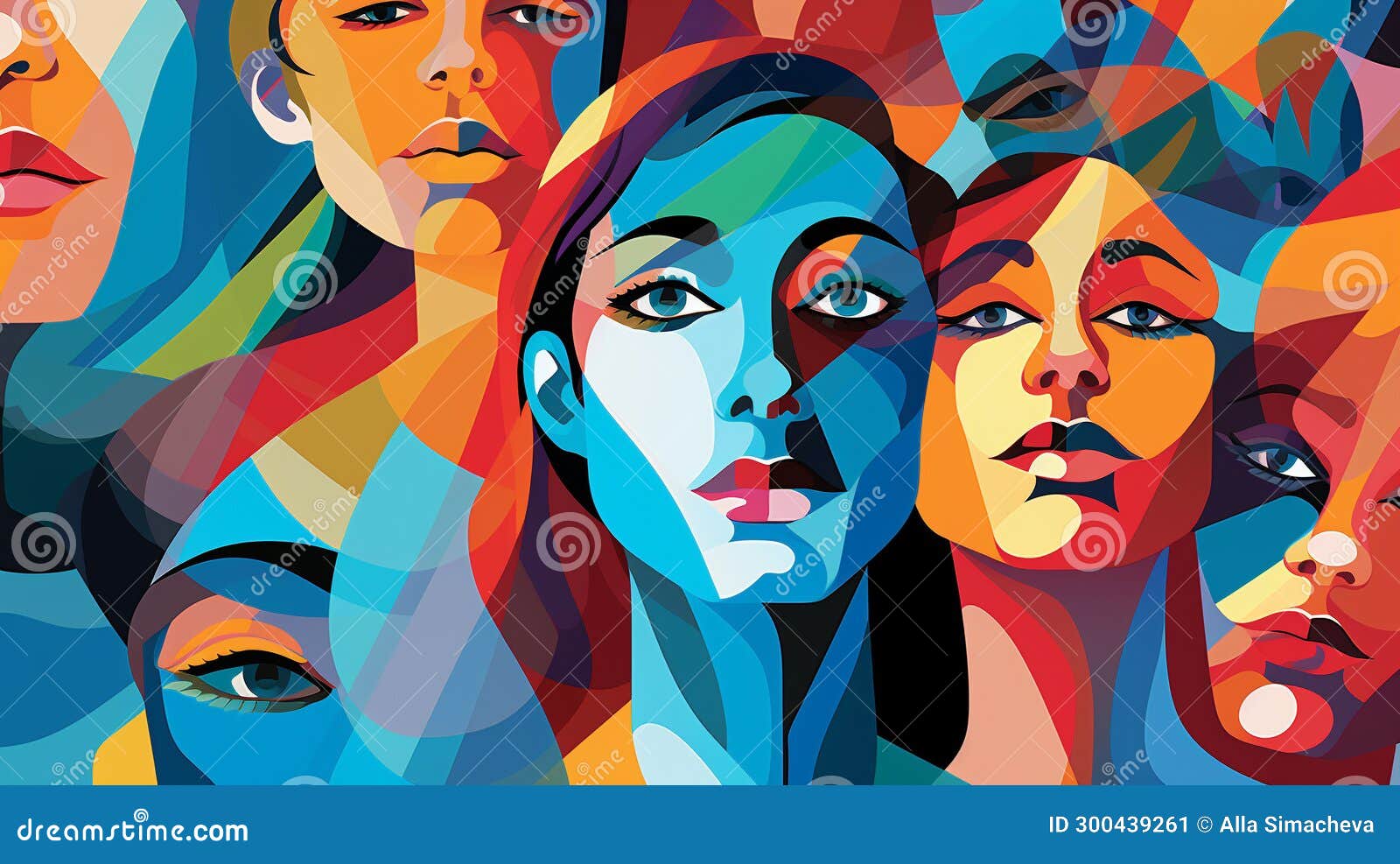 Community Concept. Generative Ai Illustration Stock Image - Image of ...