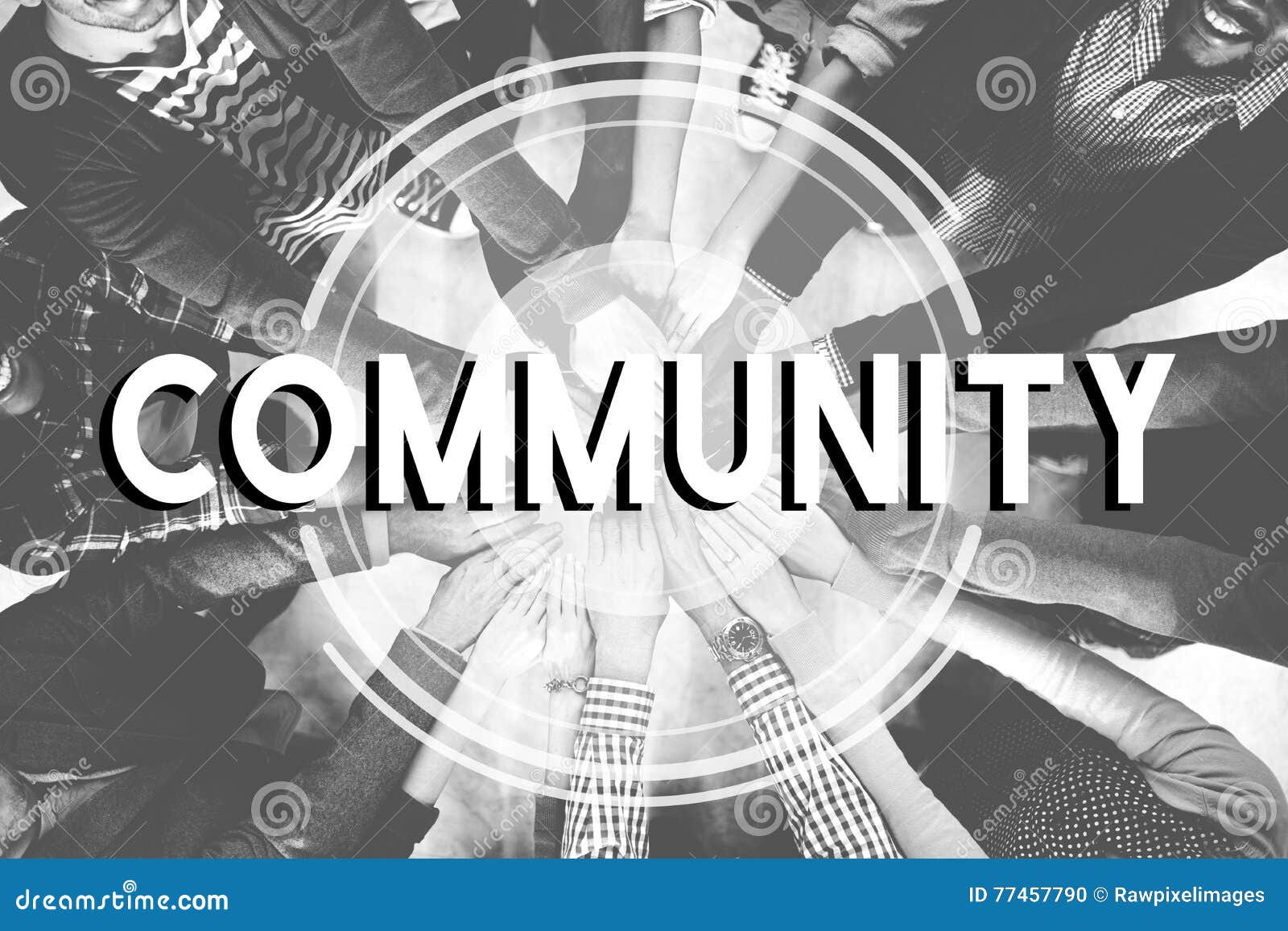 Community Connection Communication Society Unity Concept Stock Photo ...