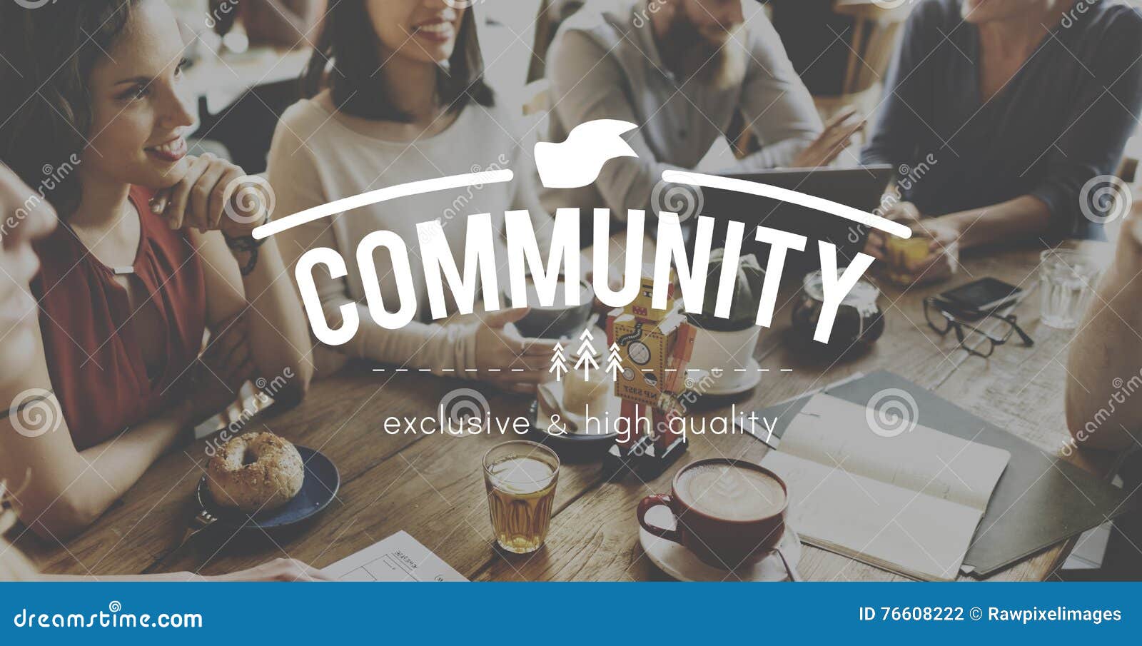 Community Connection Network Togetherness Concept Stock Photo - Image ...