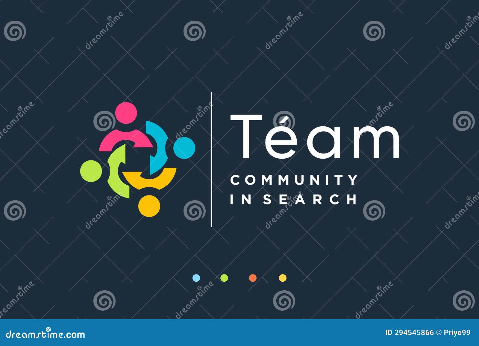 Community Design Element Icon with Creative Modern Concept Stock Vector ...