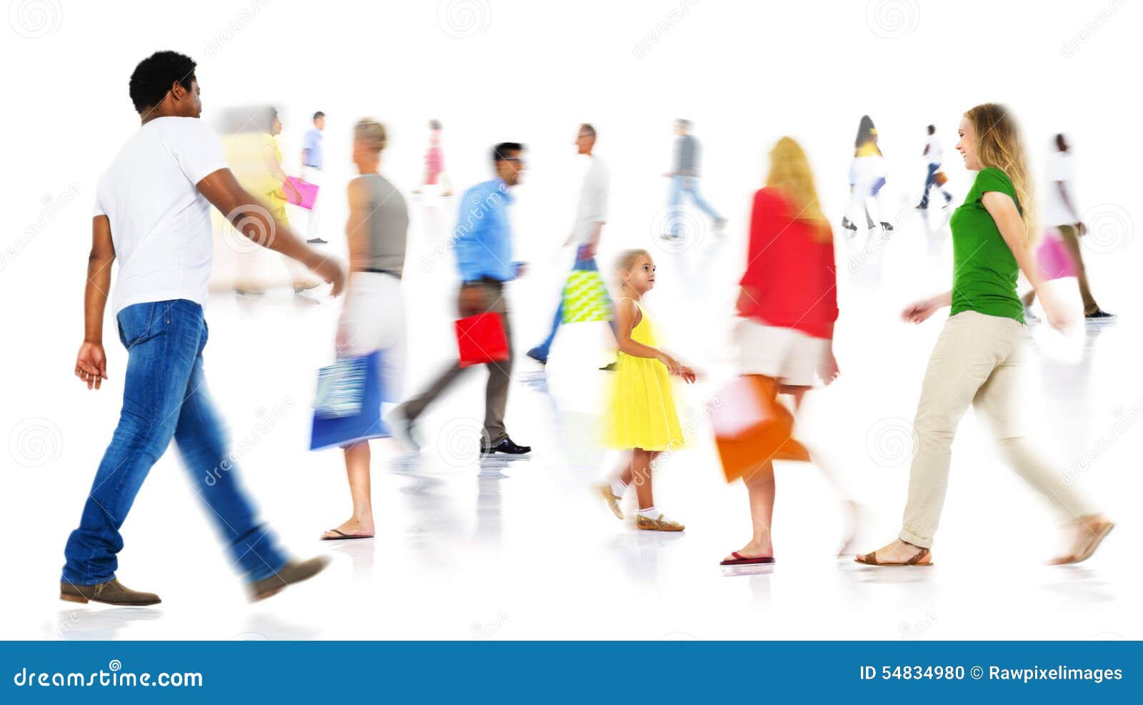 Community Ethnicity Casual People Shopping Spending Concept Stock Photo ...