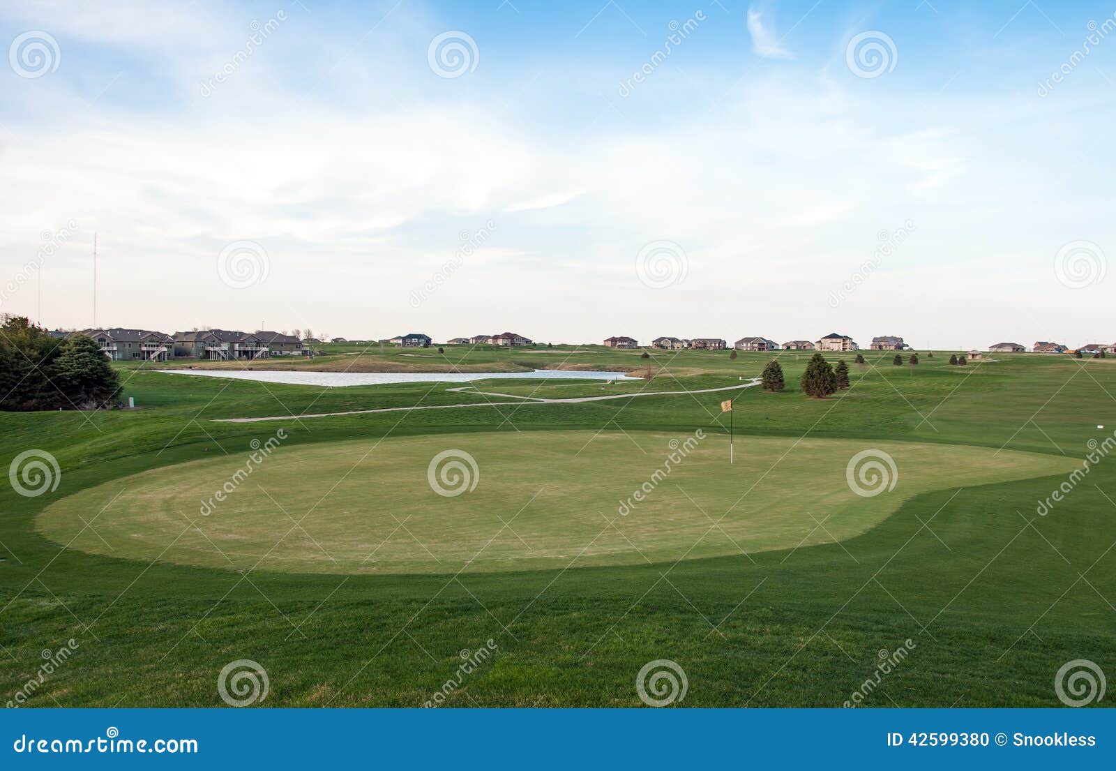 Community Golf Course stock photo. Image of field, summer - 42599380