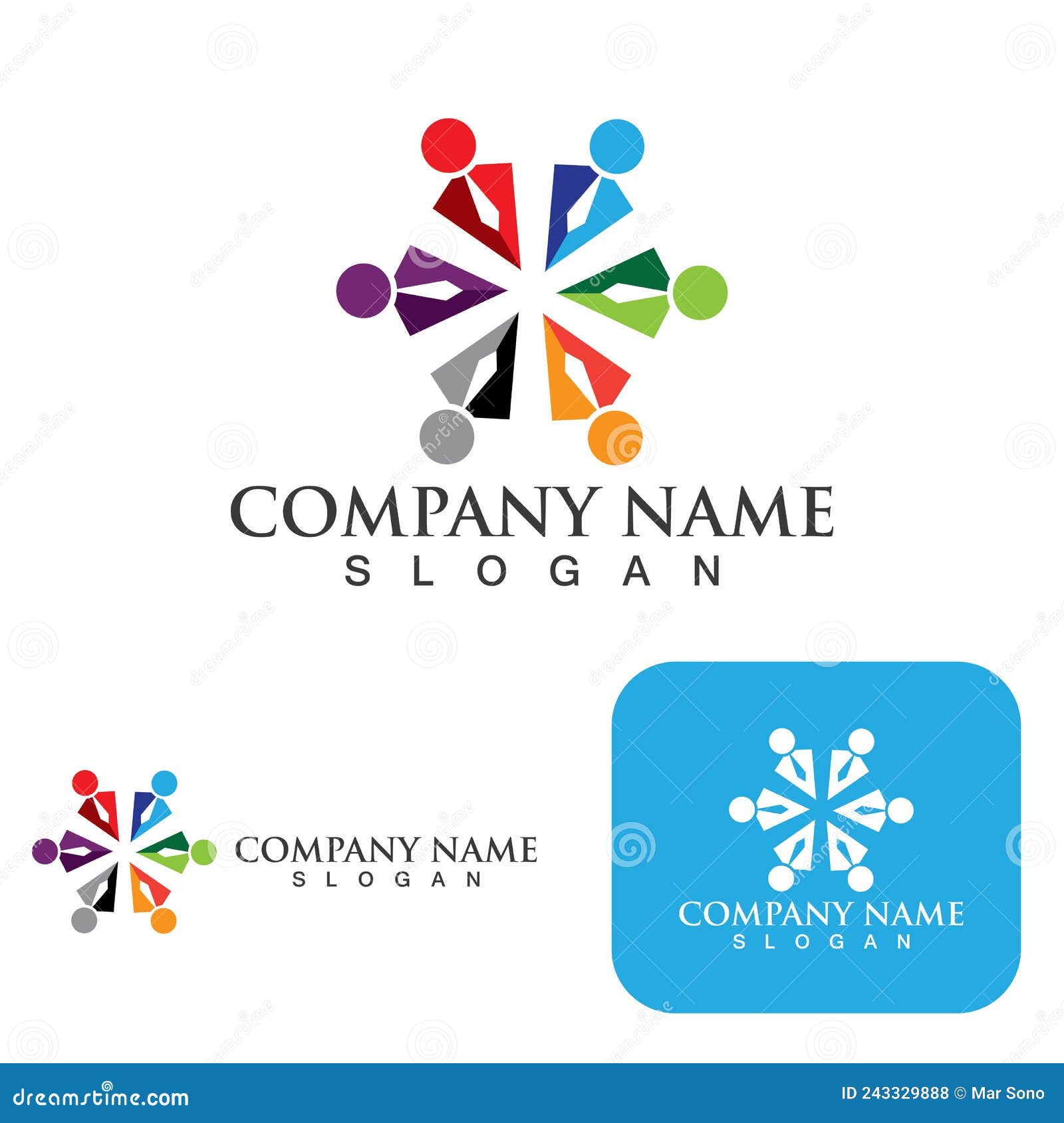 Community Group Logo, Network and Social Icon Stock Vector ...