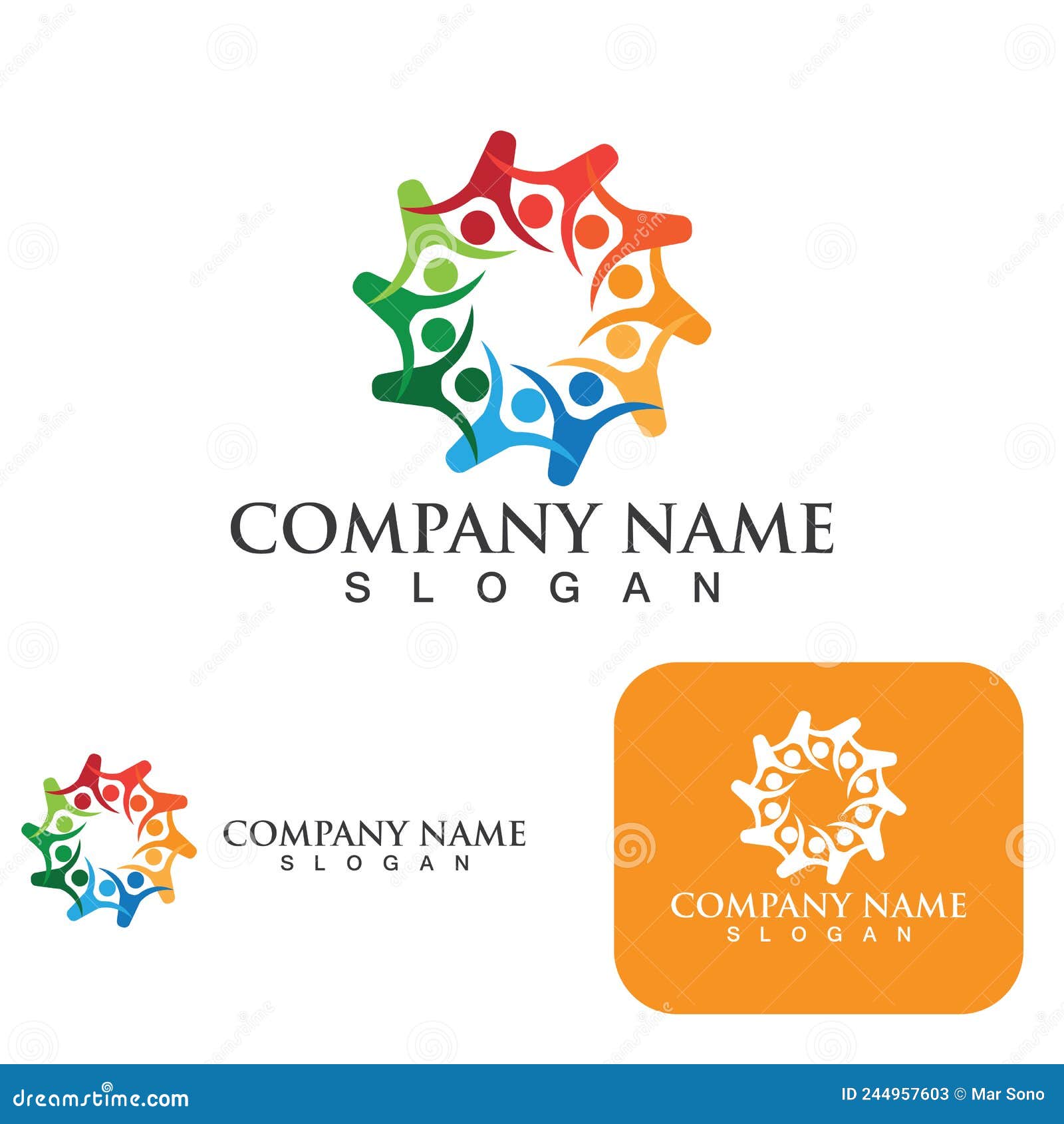 Community Group Logo, Network and Social Icon Stock Vector ...