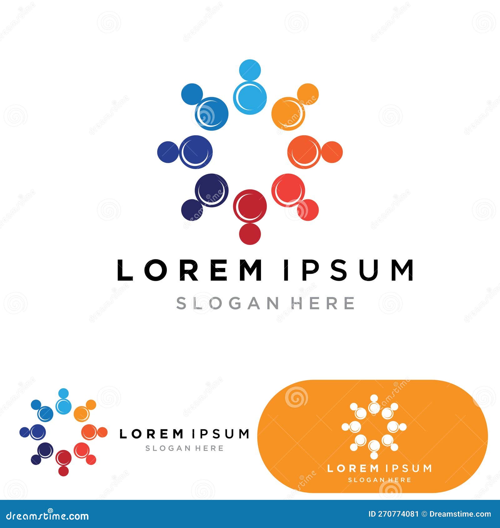 Community Group Logo, Network and Social Icon Stock Illustration ...