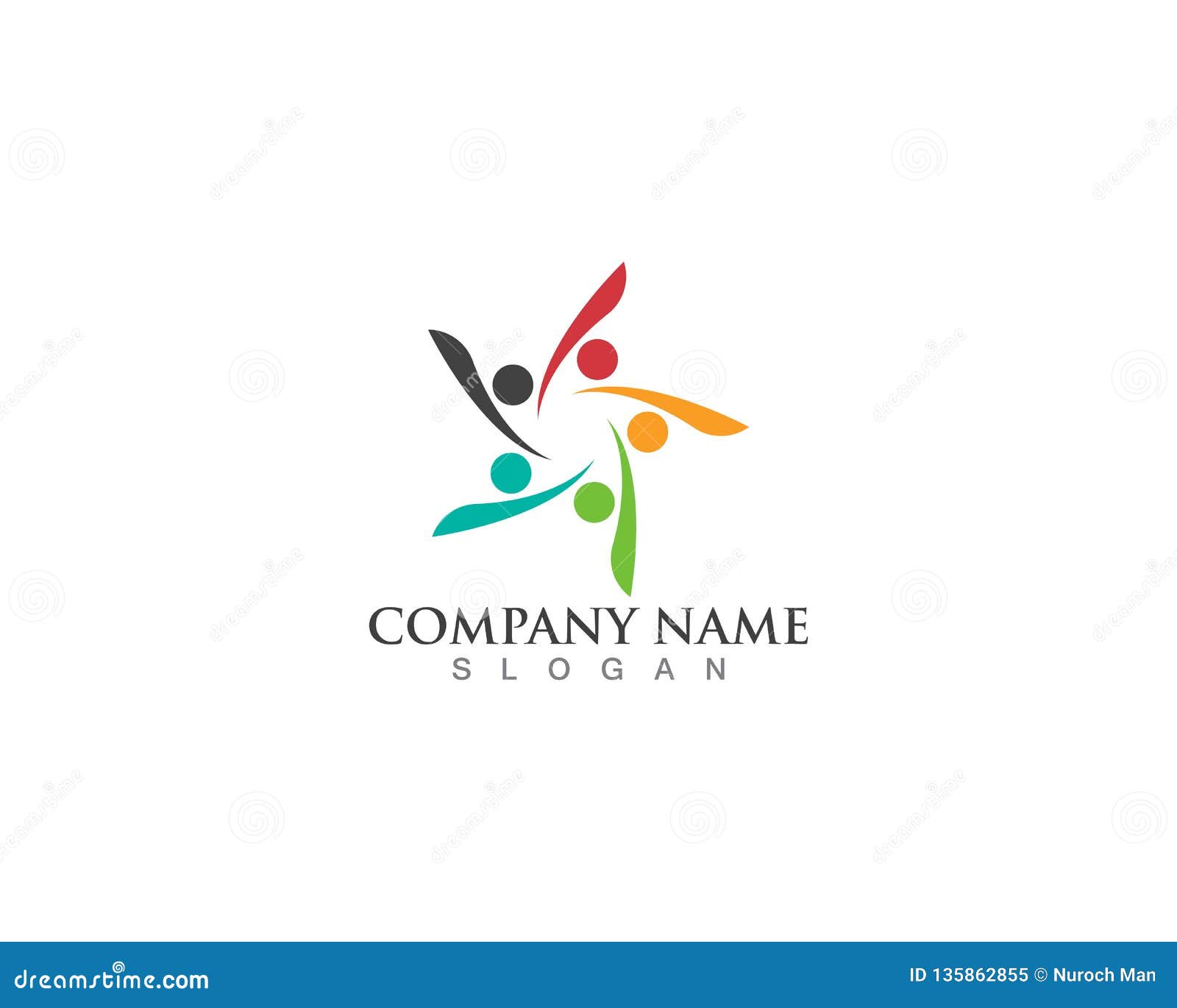 Community Group Logo and Symbol Stock Vector - Illustration of help ...