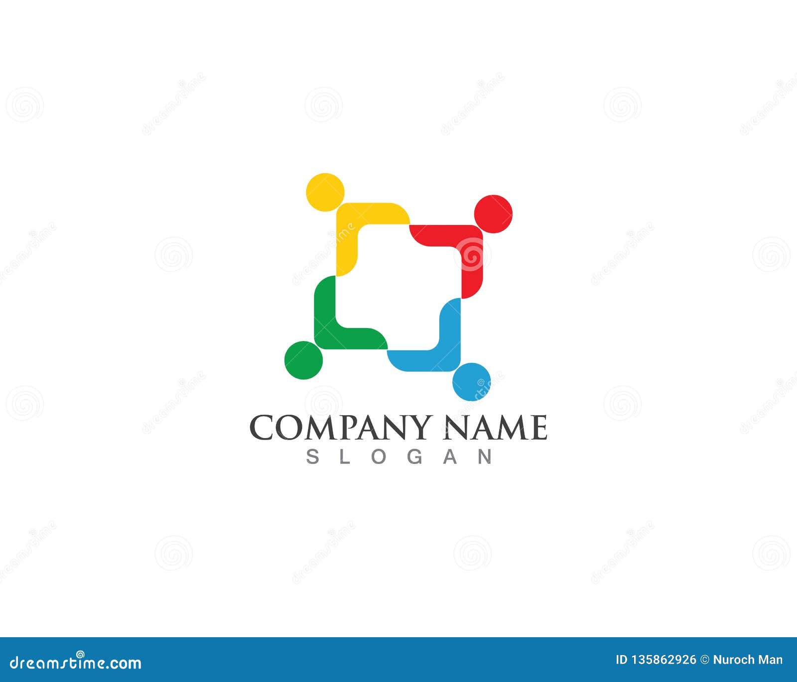 Community Group Logo and Symbol Stock Illustration - Illustration of ...