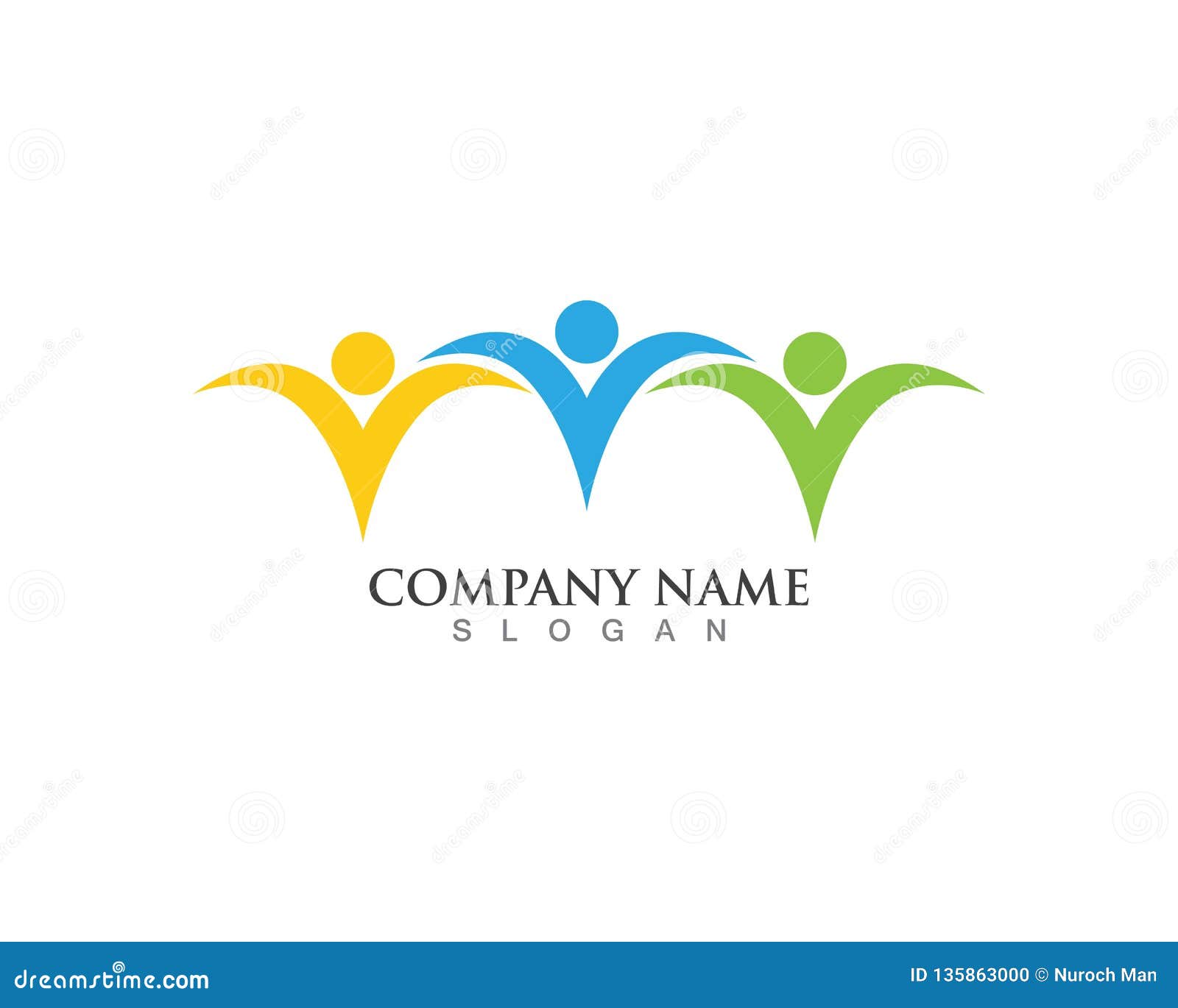 Community Group Logo and Symbol Stock Vector - Illustration of circle ...