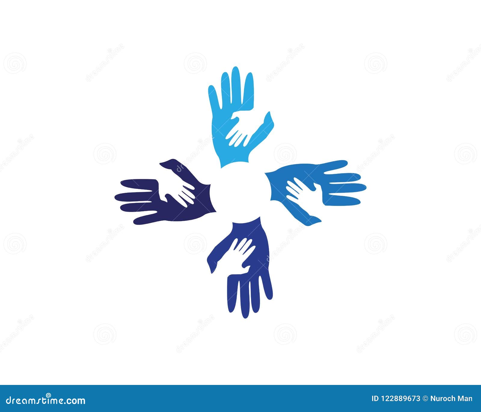 .Hands Logos Symbols Vector Illustration | CartoonDealer.com #116071404