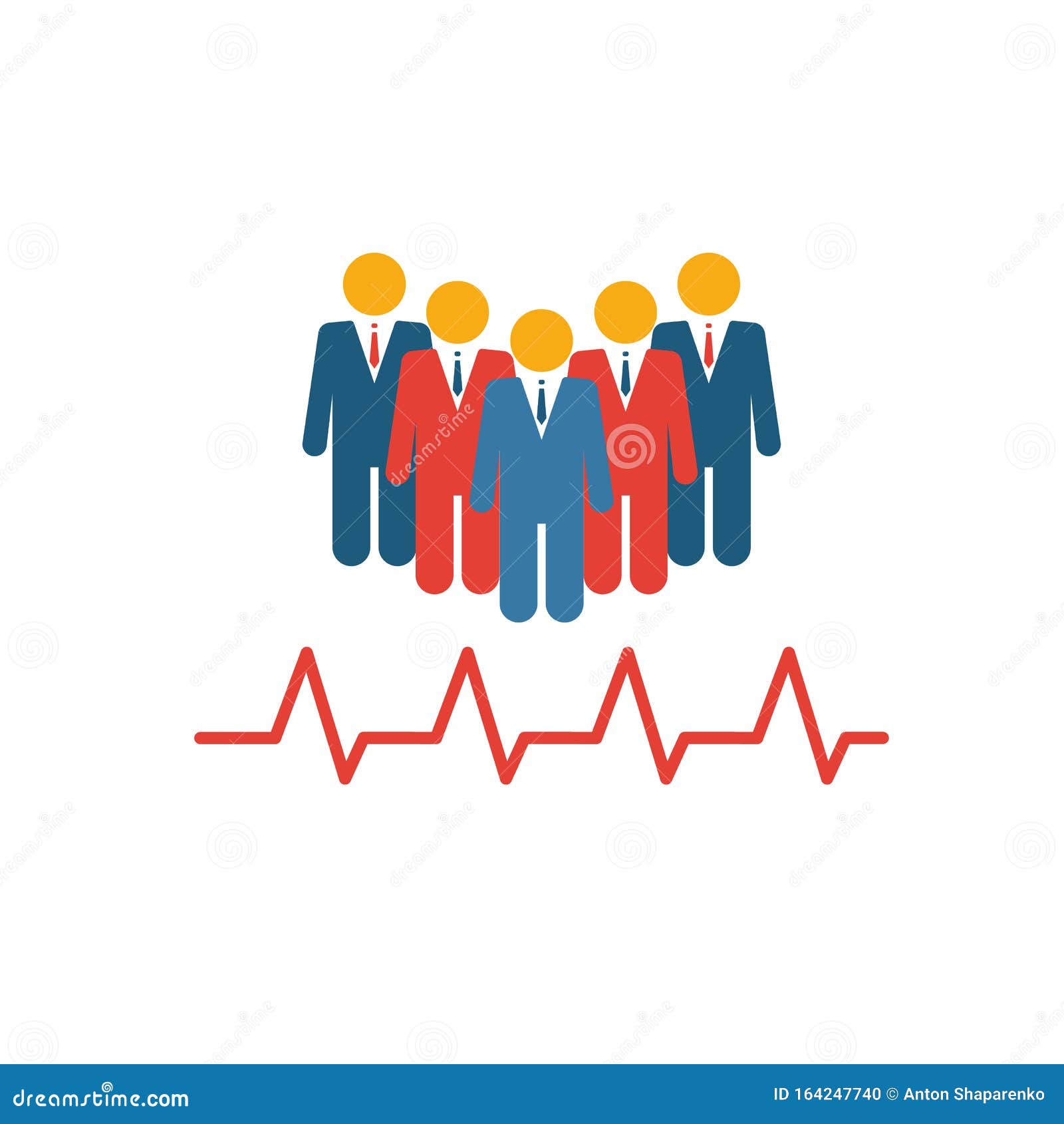 Community Health Icon. Simple Flat Element from Collection Stock ...