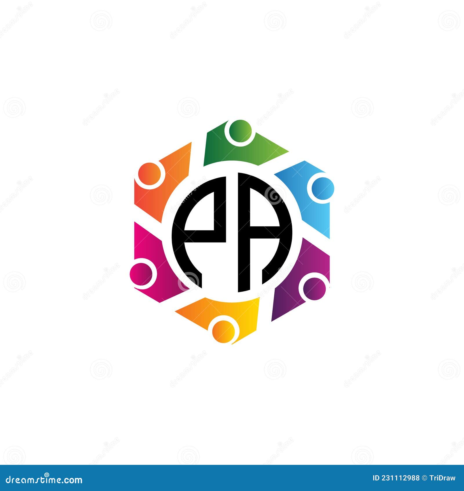 Creative Rounded Initial Letters XTY Logo Stock Vector - Illustration ...