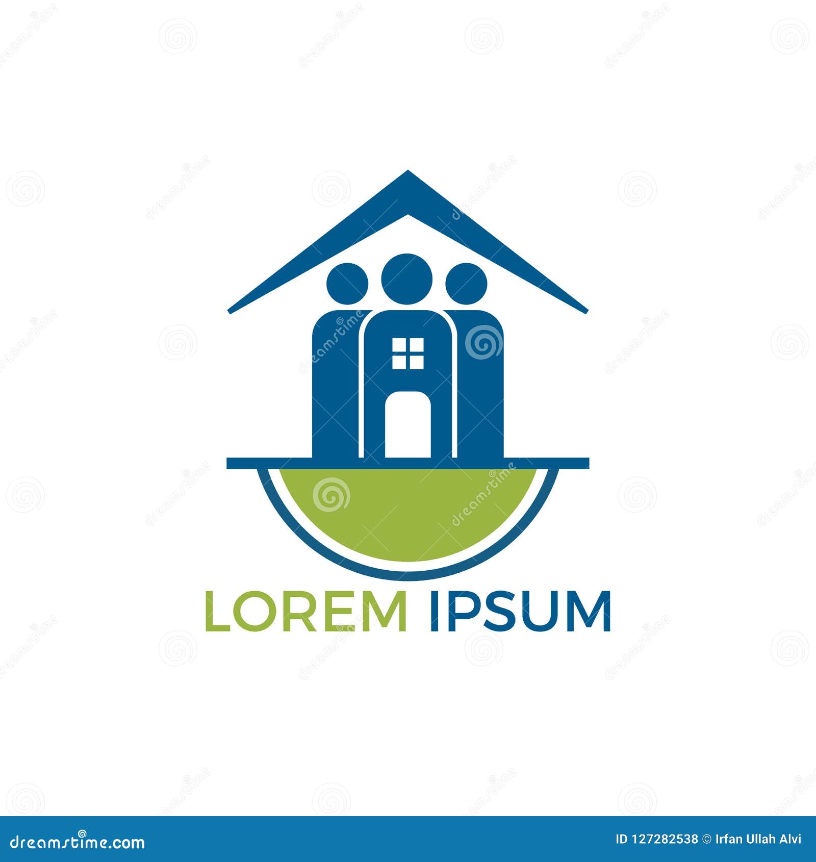 Community Home Logo Design. Stock Vector - Illustration of happiness ...