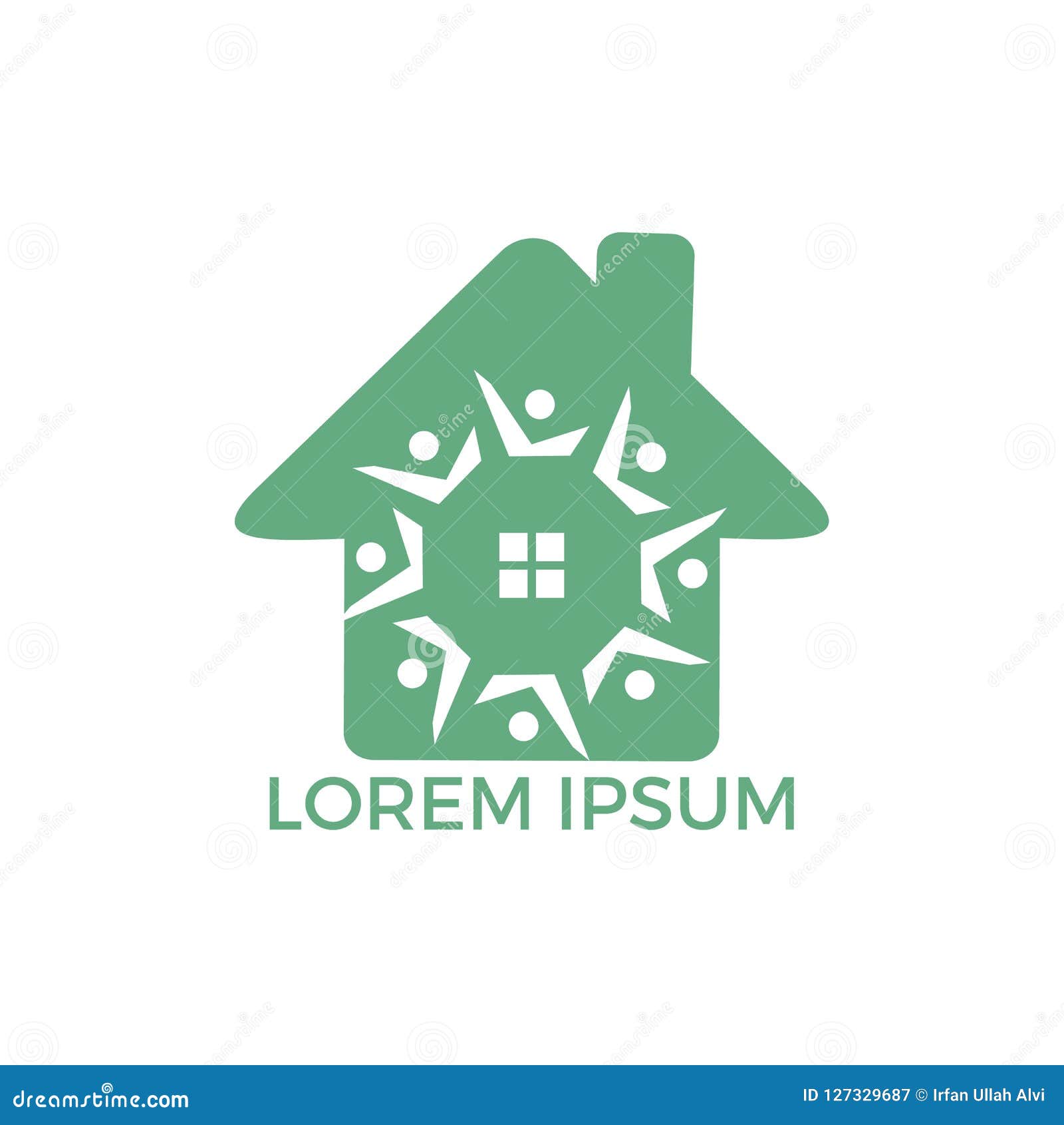 Community Home Logo Design. Stock Vector - Illustration of concept ...