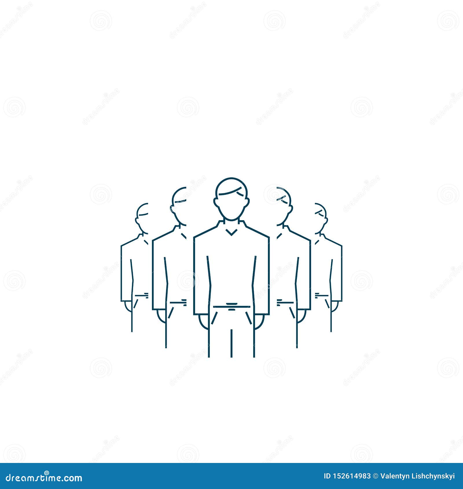 Community Icon. Group People Isolated on White Stock Illustration ...