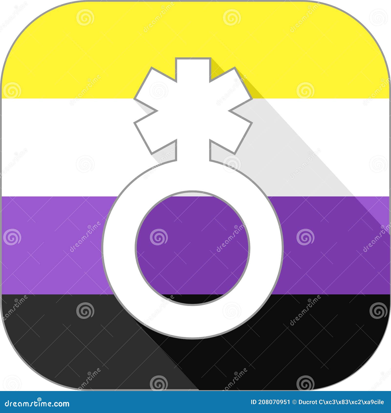 Community icon Non binary stock vector. Illustration of tolerance ...