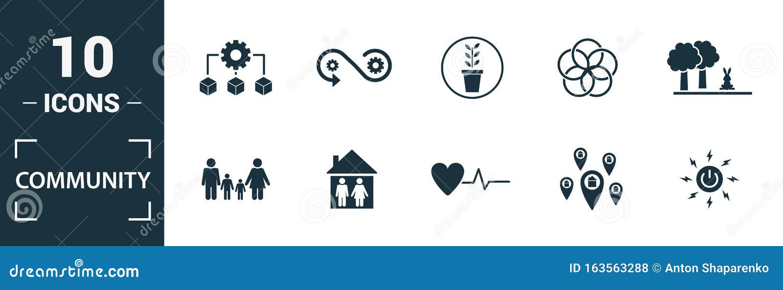 Community Icon Set. Include Creative Elements Family, Gender Equality ... Community Icon Set. Include Creative Elements Family, Gender Equality ...