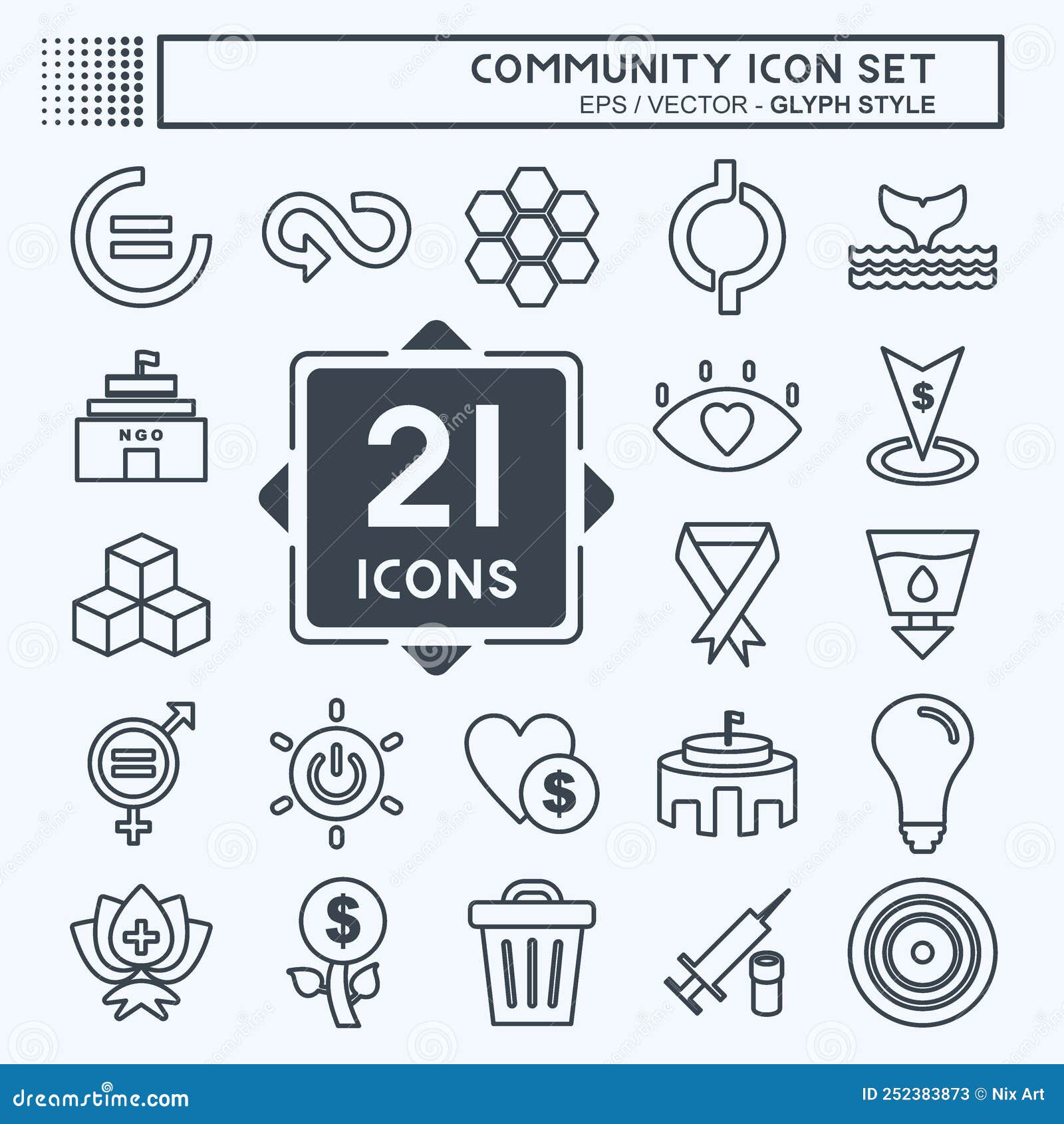 Community Icon Set. Suitable for Education Symbol. Line Style. Simple ...