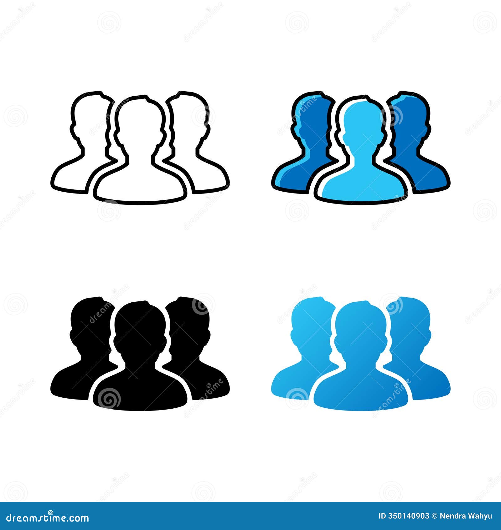 Community Icon. Staff and Crew Member Symbol Stock Vector ...