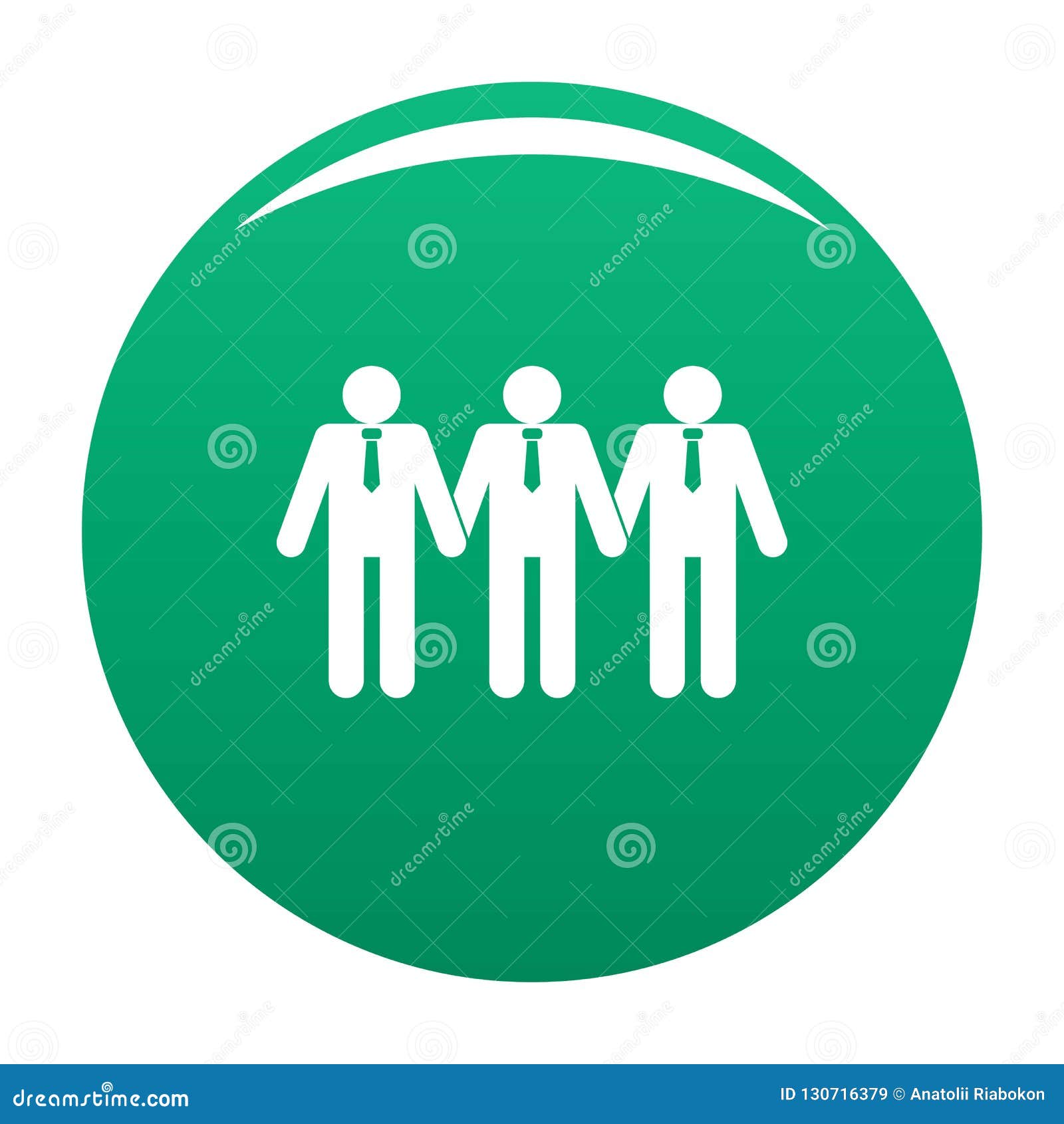 Community Icon Vector Green Stock Vector - Illustration of work, simple ...