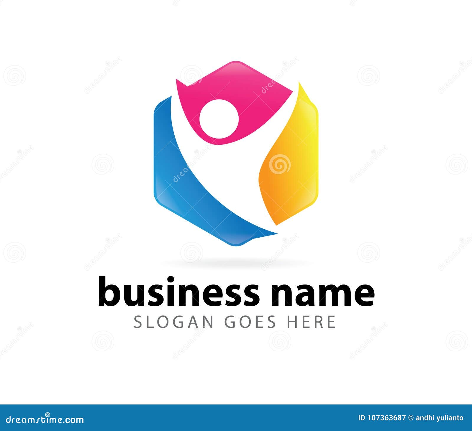 Community Leader Success Achievement Vector Logo Design Stock Vector ...