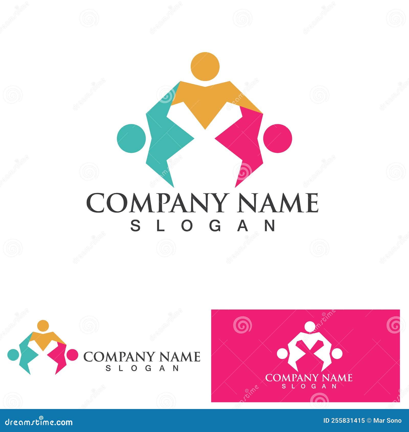 Community Logo Design Template for Teams or Groups.network and Social ...