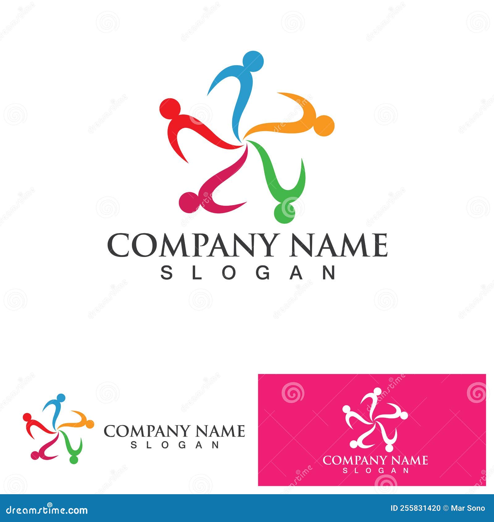 Community Logo Design Template for Teams or Groups.network and Social ...