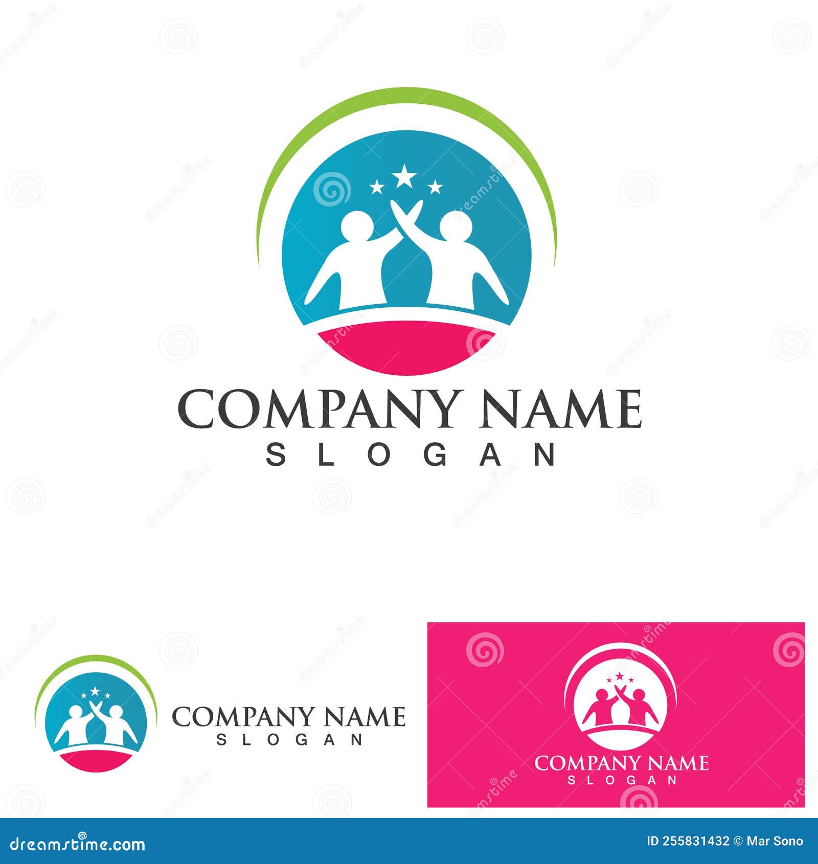 Community Logo Design Template for Teams or Groups.network and Social ...
