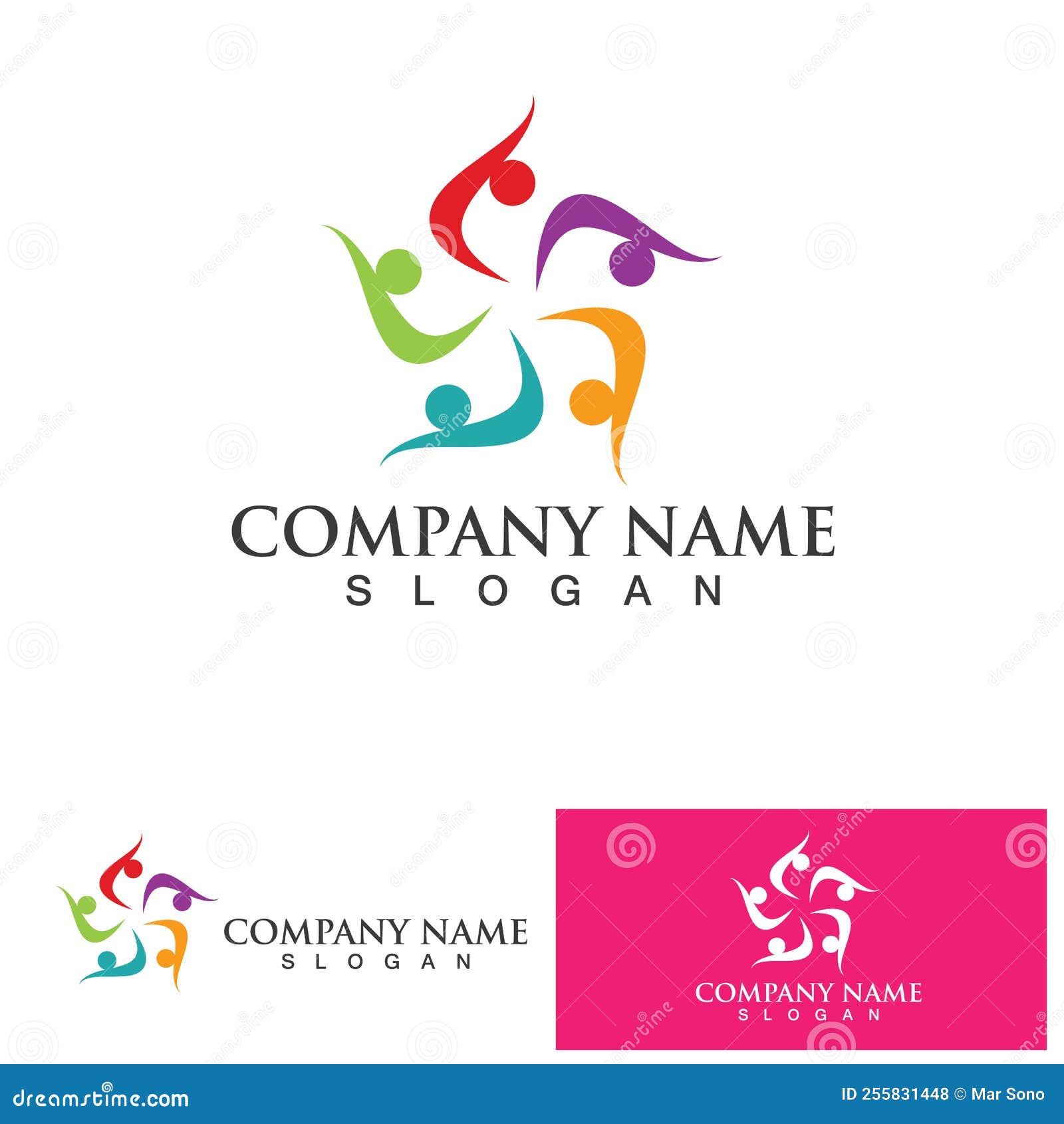 Community Logo Design Template for Teams or Groups.network and Social ...