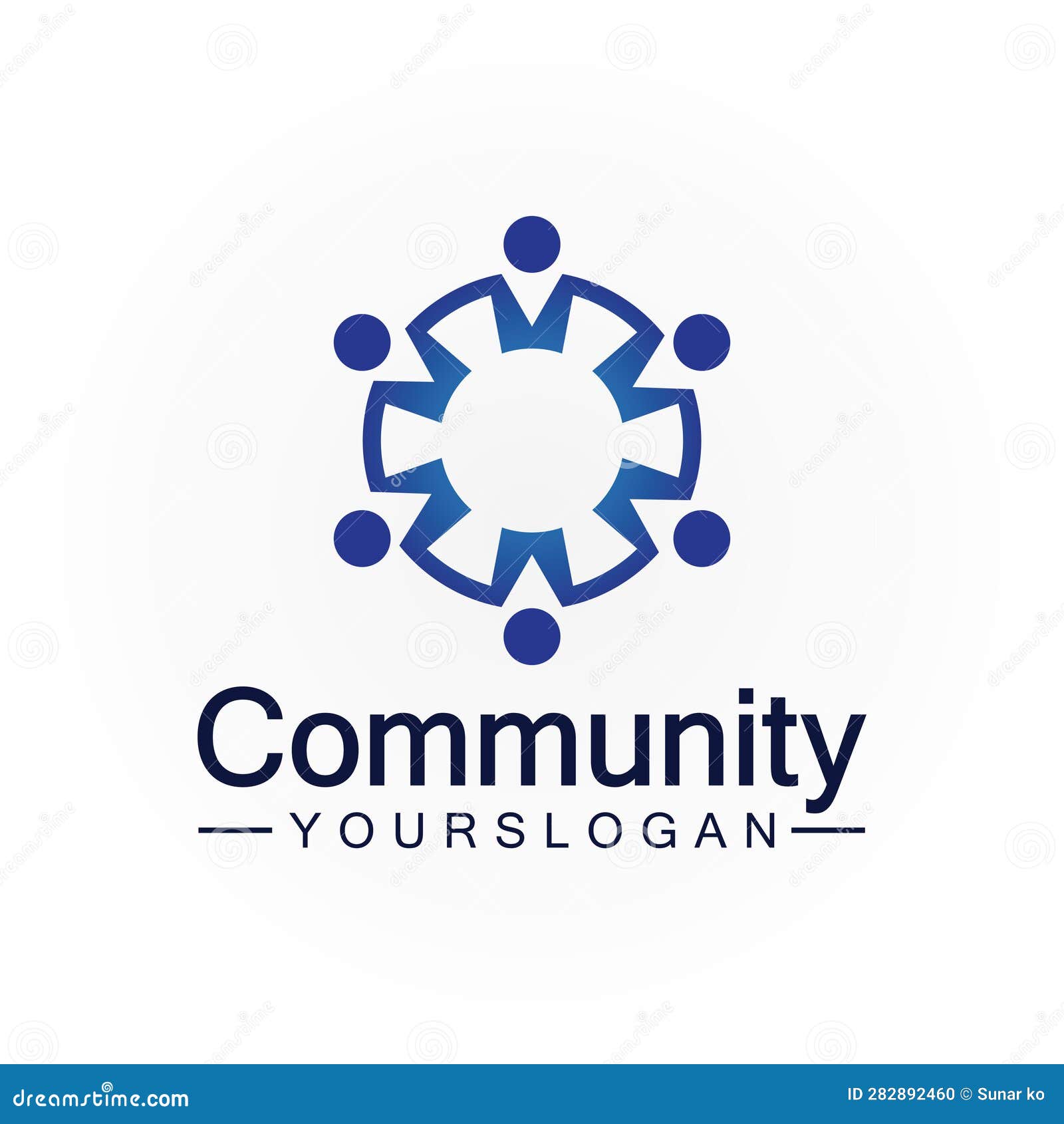 Community Logo Design Template for Teams or Groups.network and Social ...