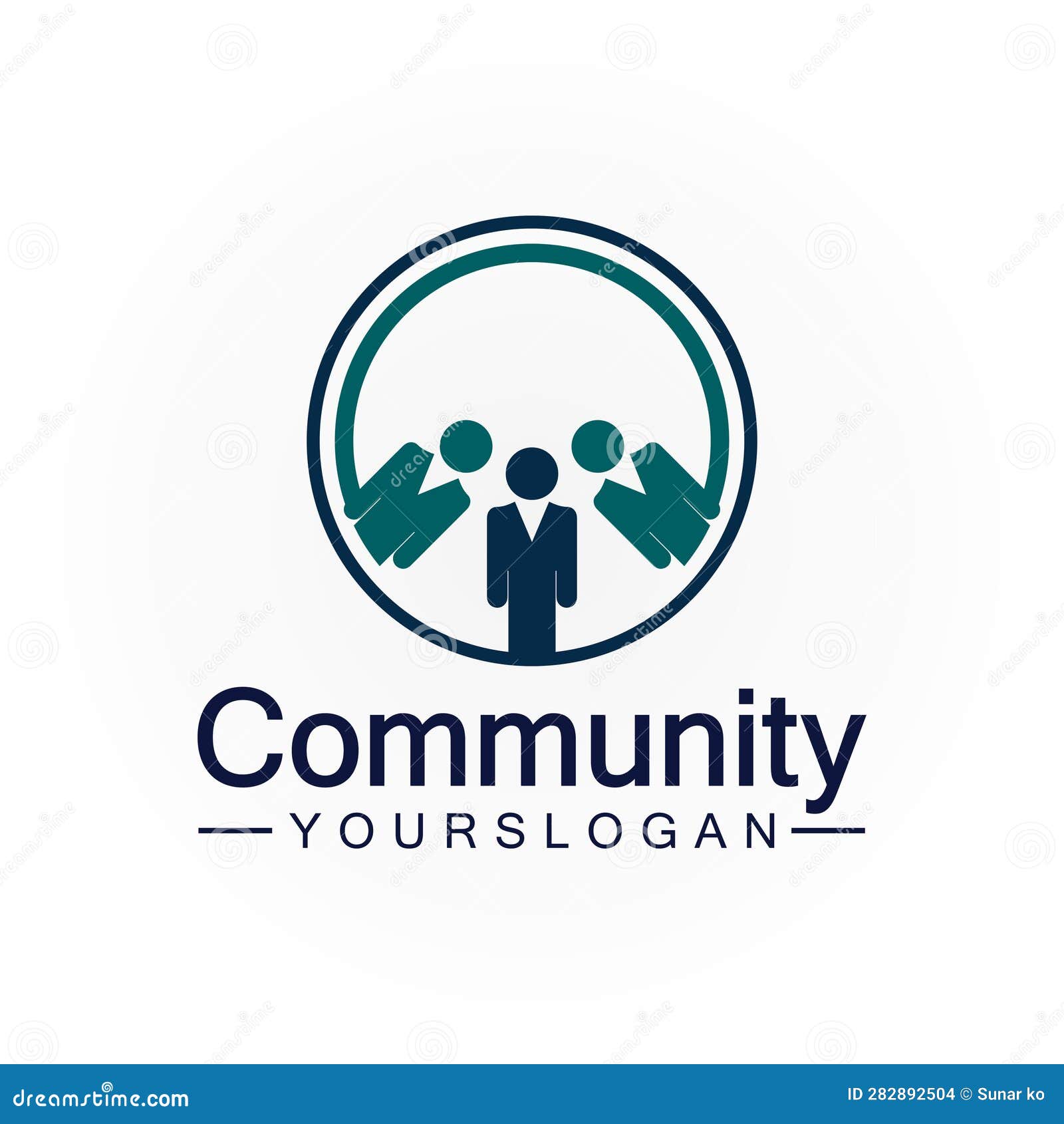 Community Logo Design Template for Teams or Groups.network and Social ...