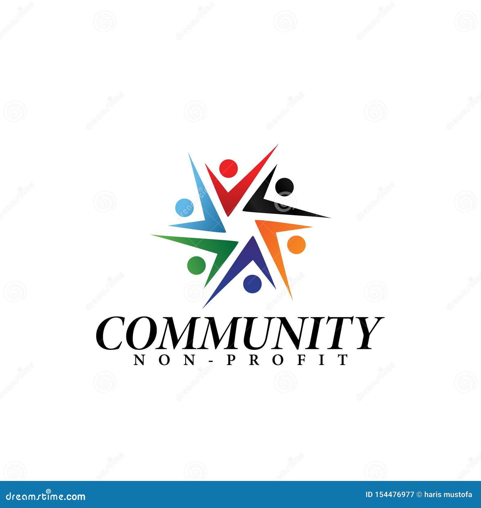 Community Logo Design Template Vector Isolated Illustration Stock ...