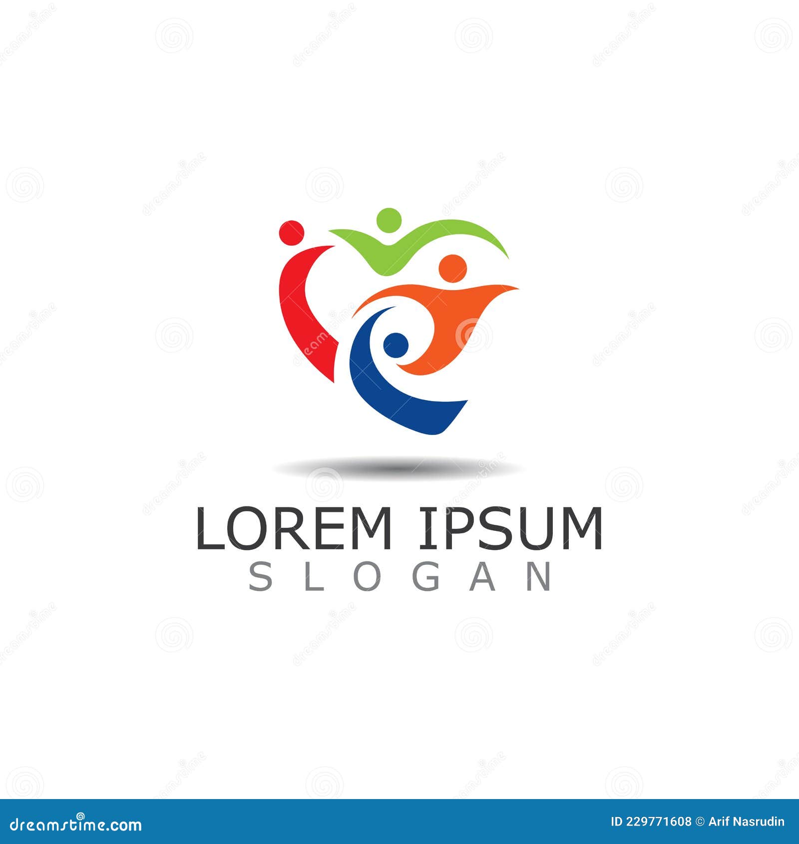 Community Logo Design Vector Template. Teamwork Design Inspiration ...