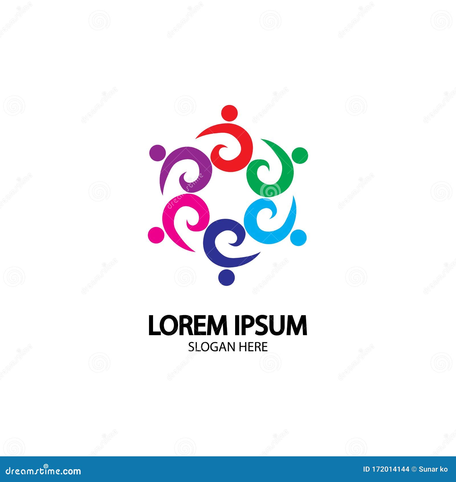 Community Logo, Teamwork Logo ,Group Logo Stock Vector - Illustration ...