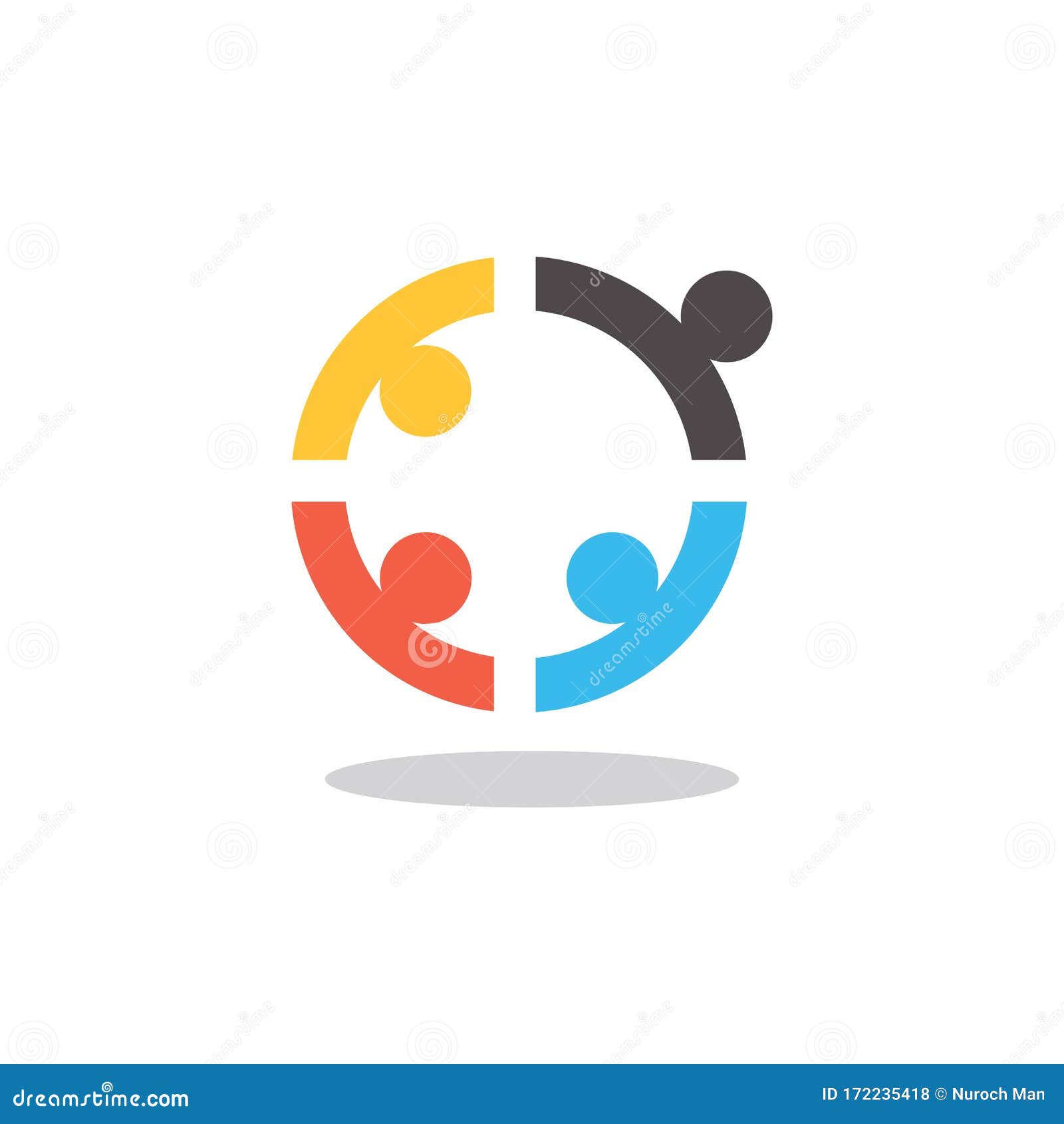 Community Logo, Teamwork Logo ,Group Logo. Stock Vector - Illustration ...