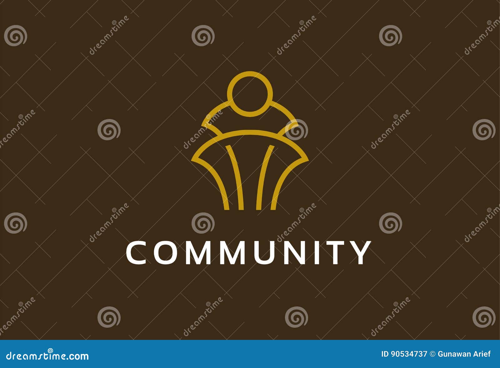 Community Logo Template Design Vector, Emblem, Design Concept, Creative ...