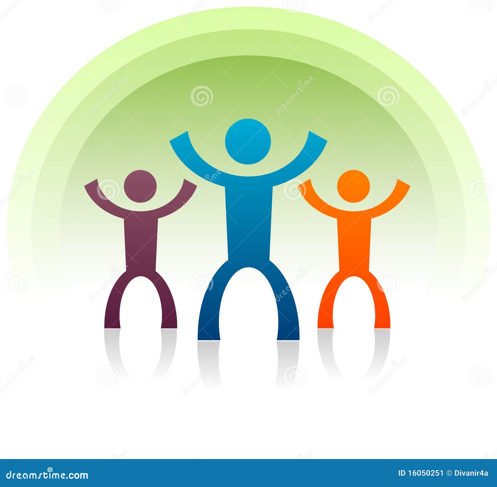 Community of men stock illustration. Illustration of green - 16050251