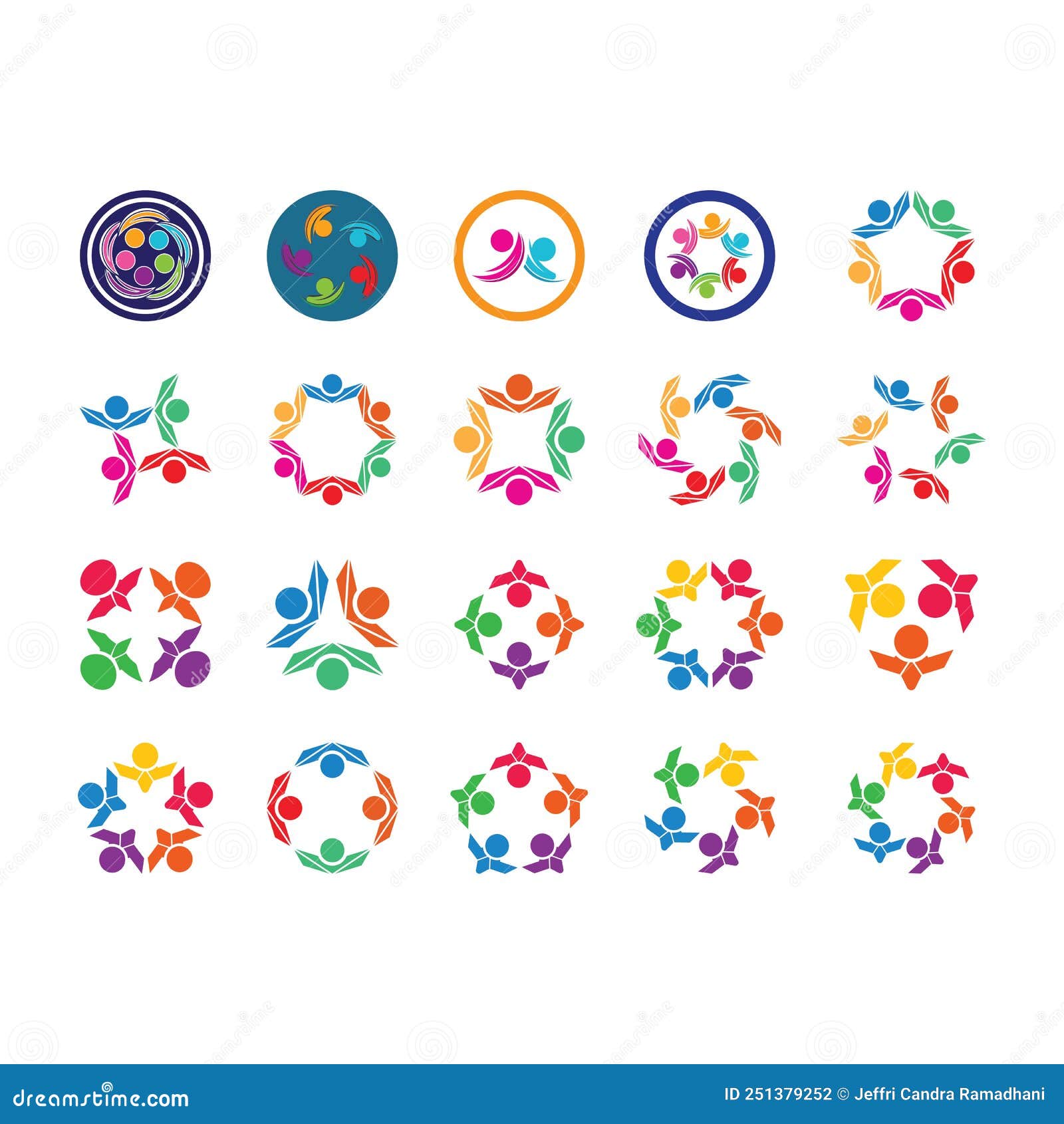 Community, Network and Social Icon Stock Vector - Illustration of human ...
