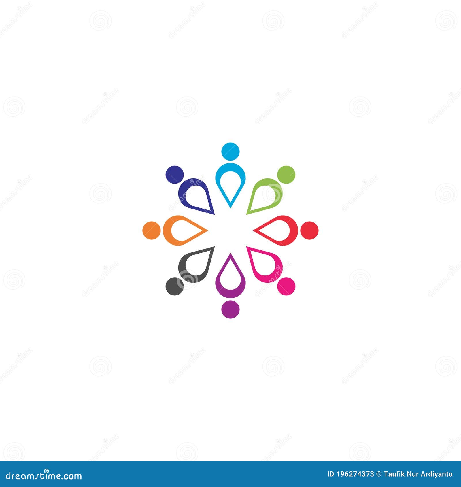 Community, Network and Social Logo Design Template Stock Illustration ...