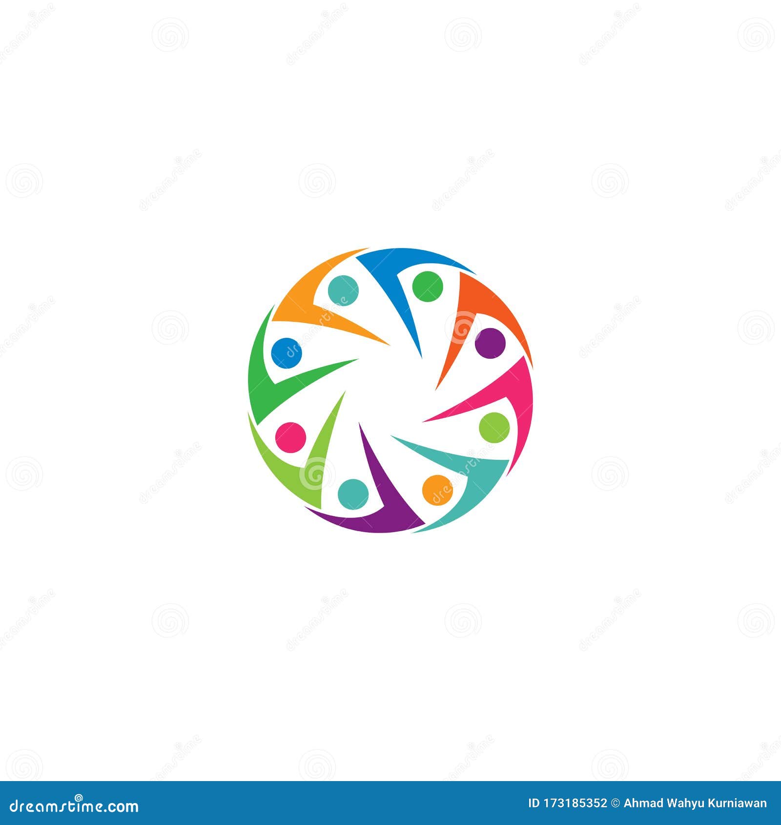 Community, Network and Social Logo Stock Vector - Illustration of home ...