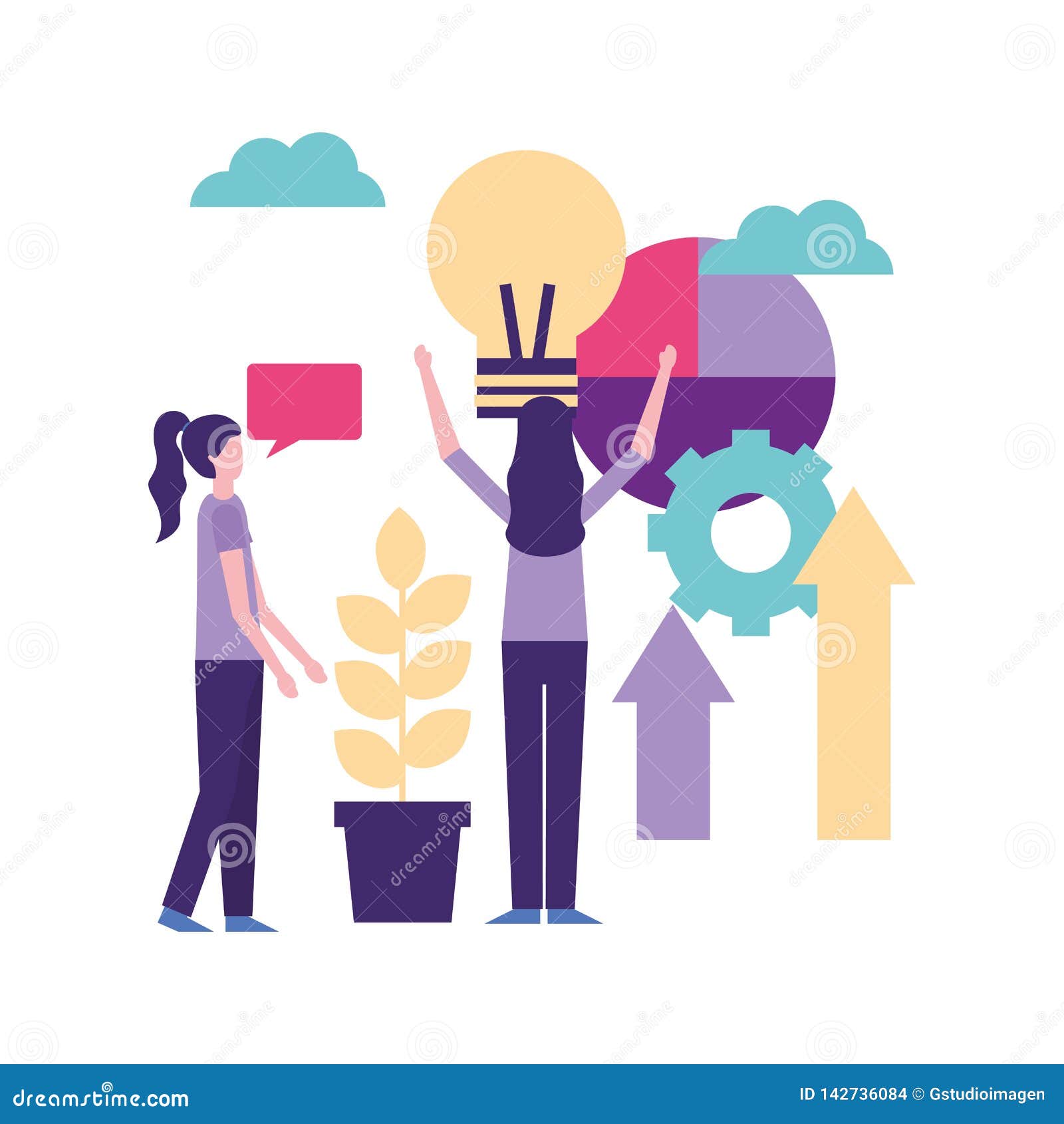 Community people activity stock vector. Illustration of business ...