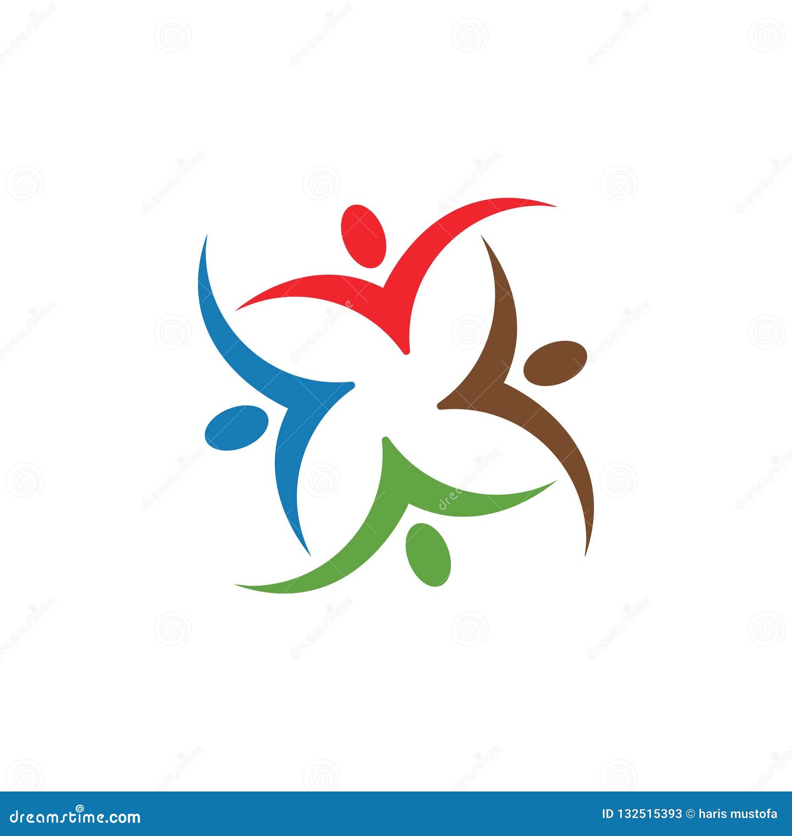 Community People Graphic Design Template Vector Illustration Stock ...