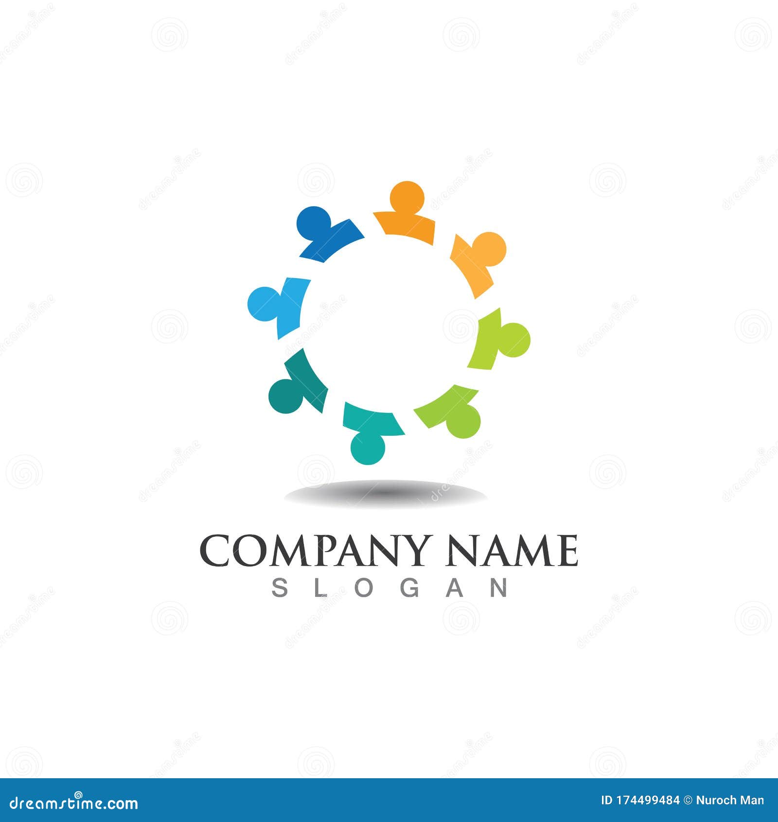 Community People Logo Icon. Stock Vector - Illustration of company ...