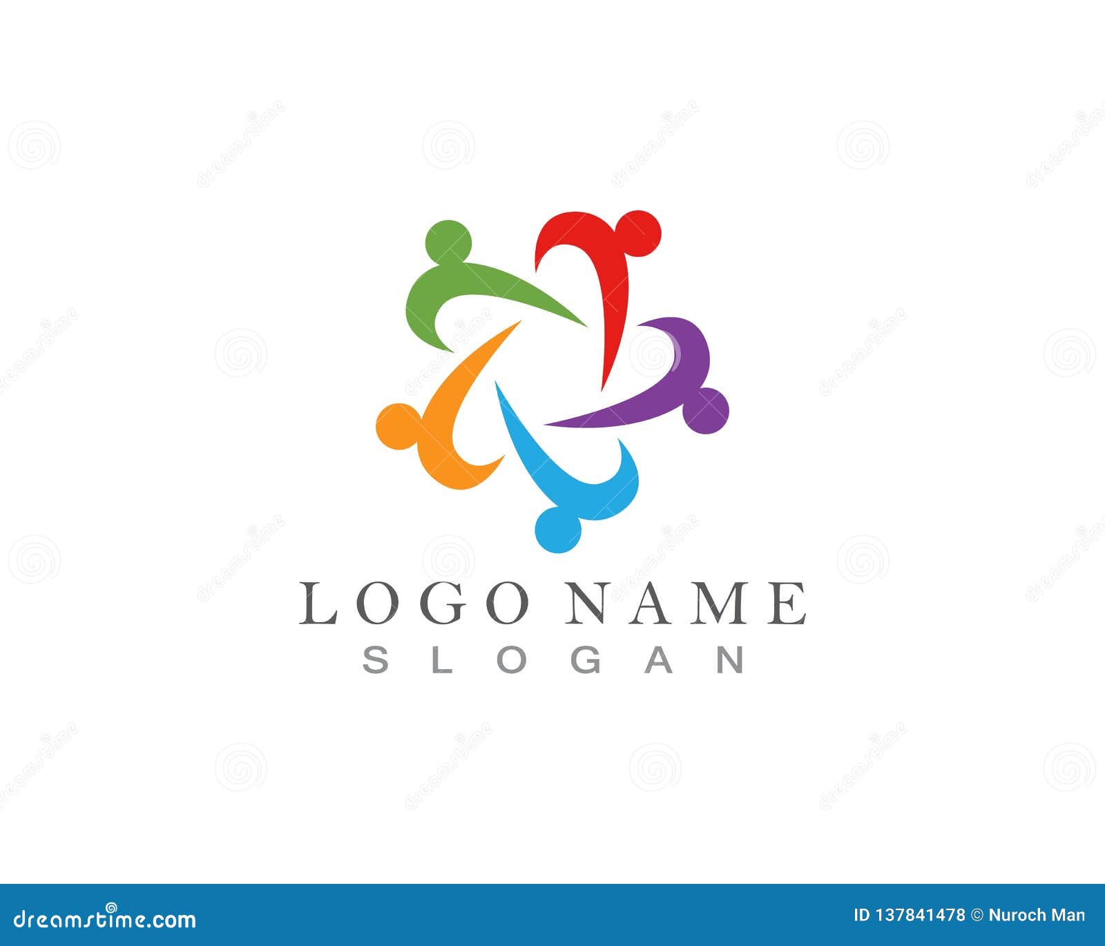 Community People Logo Vector Stock Illustration - Illustration of ...